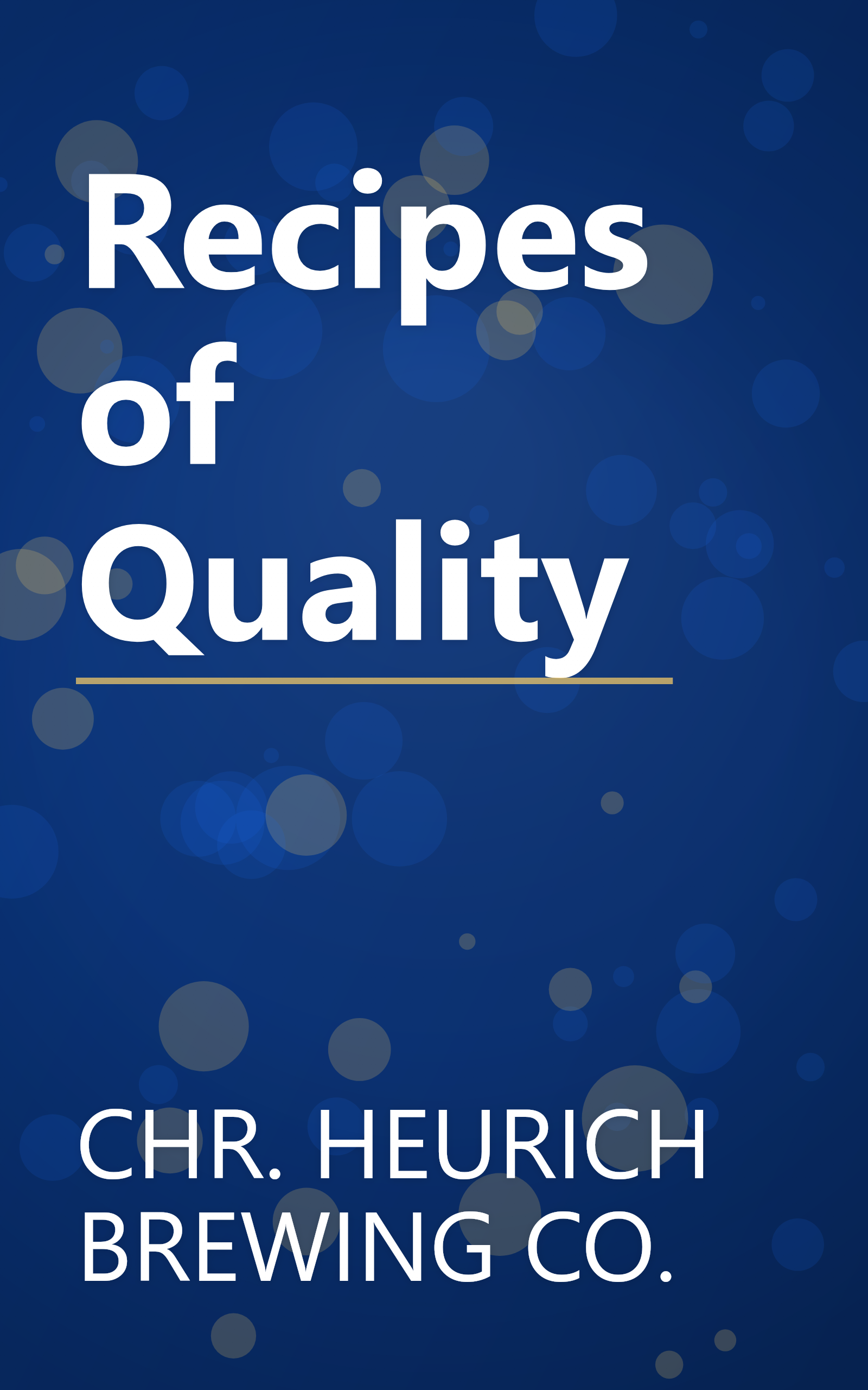 Recipes of Quality book cover