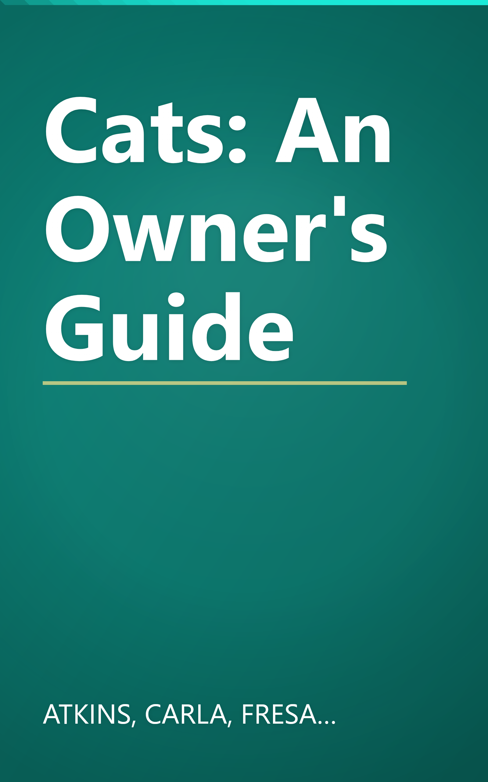 Cats: An Owner's Guide book cover