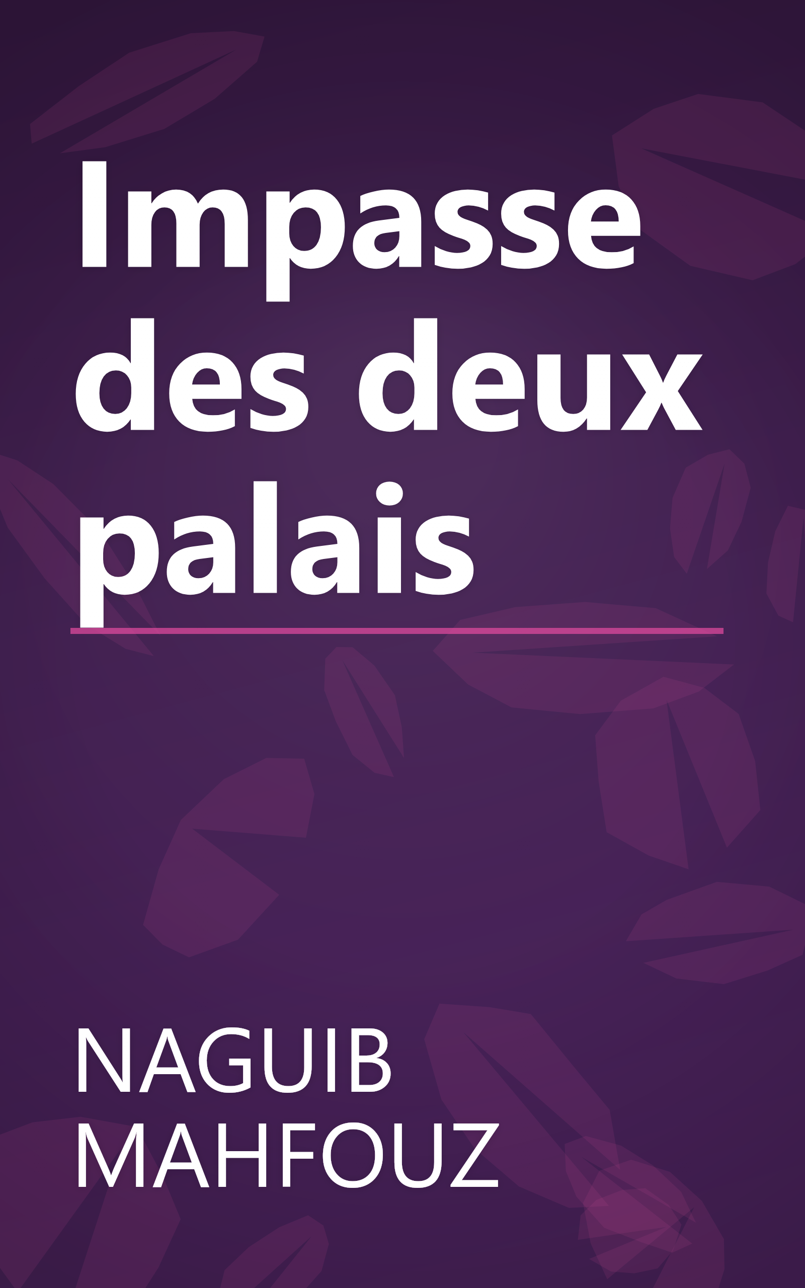 Impasse des deux palais book cover