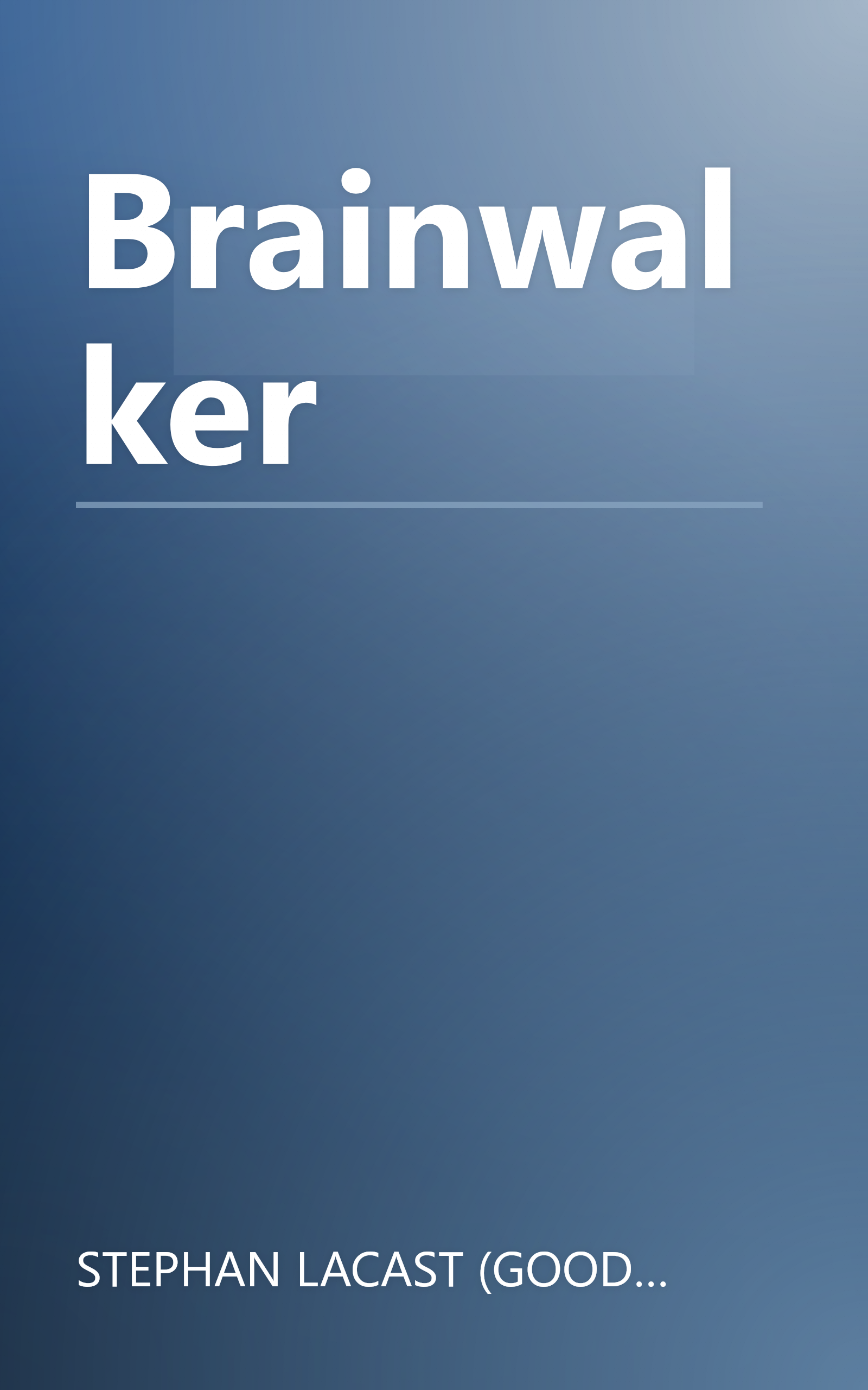 Brainwalker book cover
