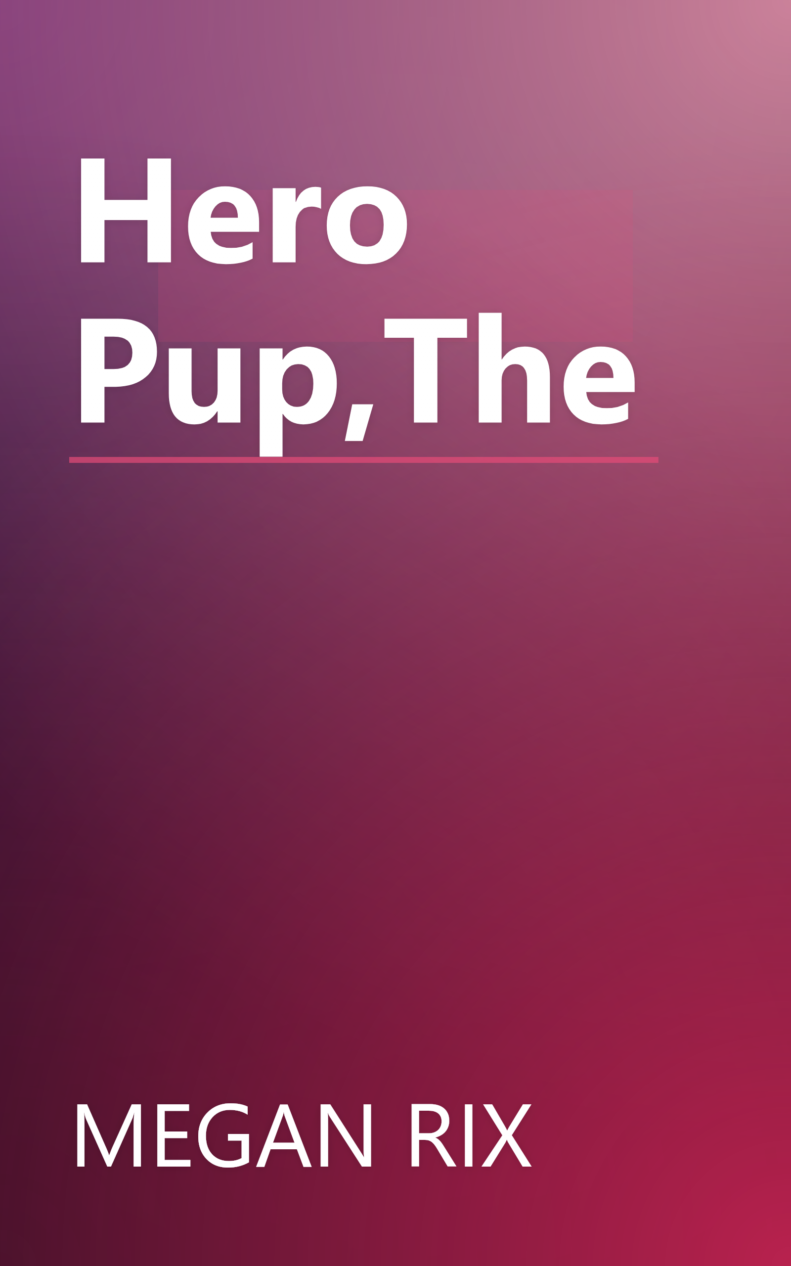Hero Pup,The book cover