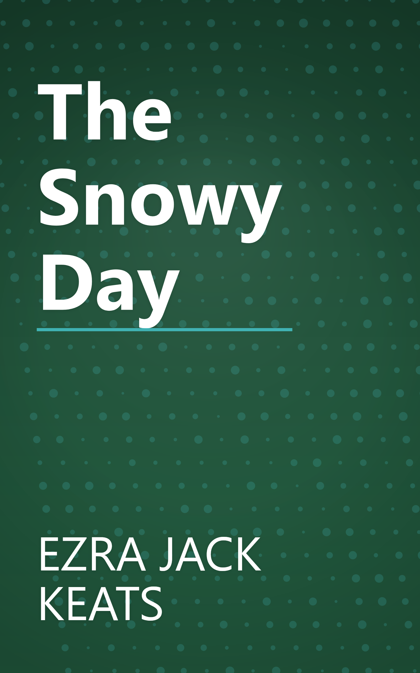 The Snowy Day book cover