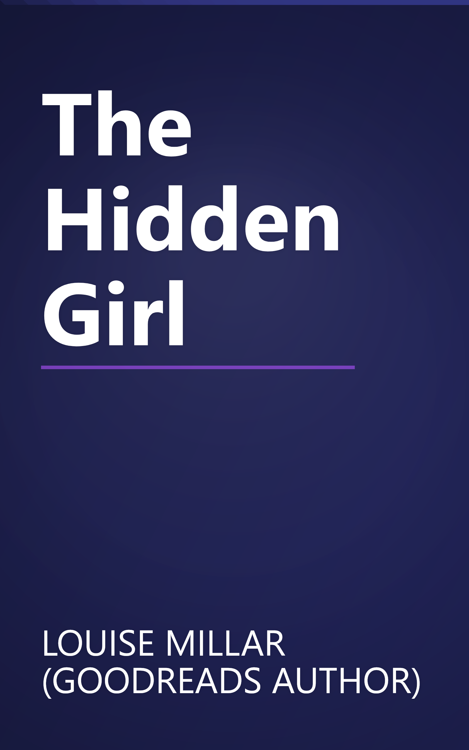 The Hidden Girl book cover