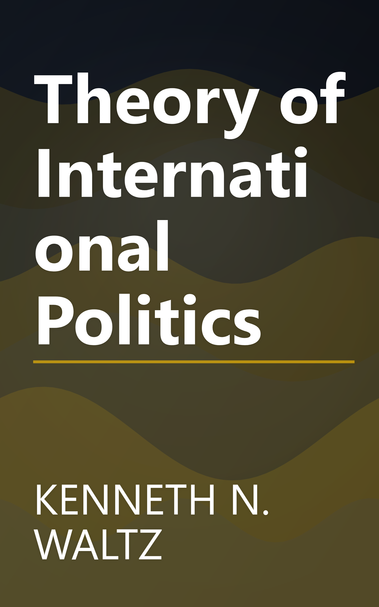 Theory of International Politics book cover