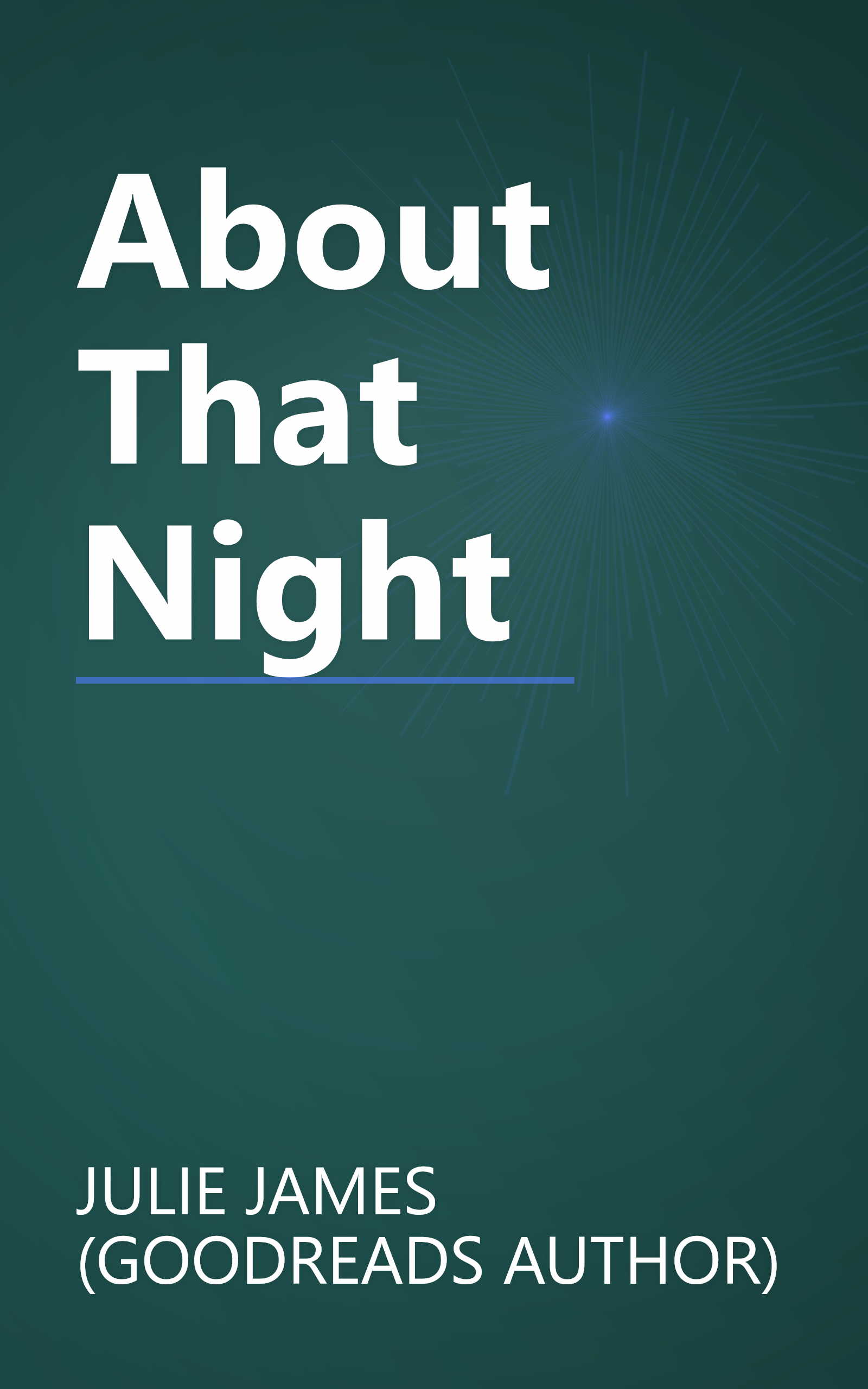 About That Night book cover
