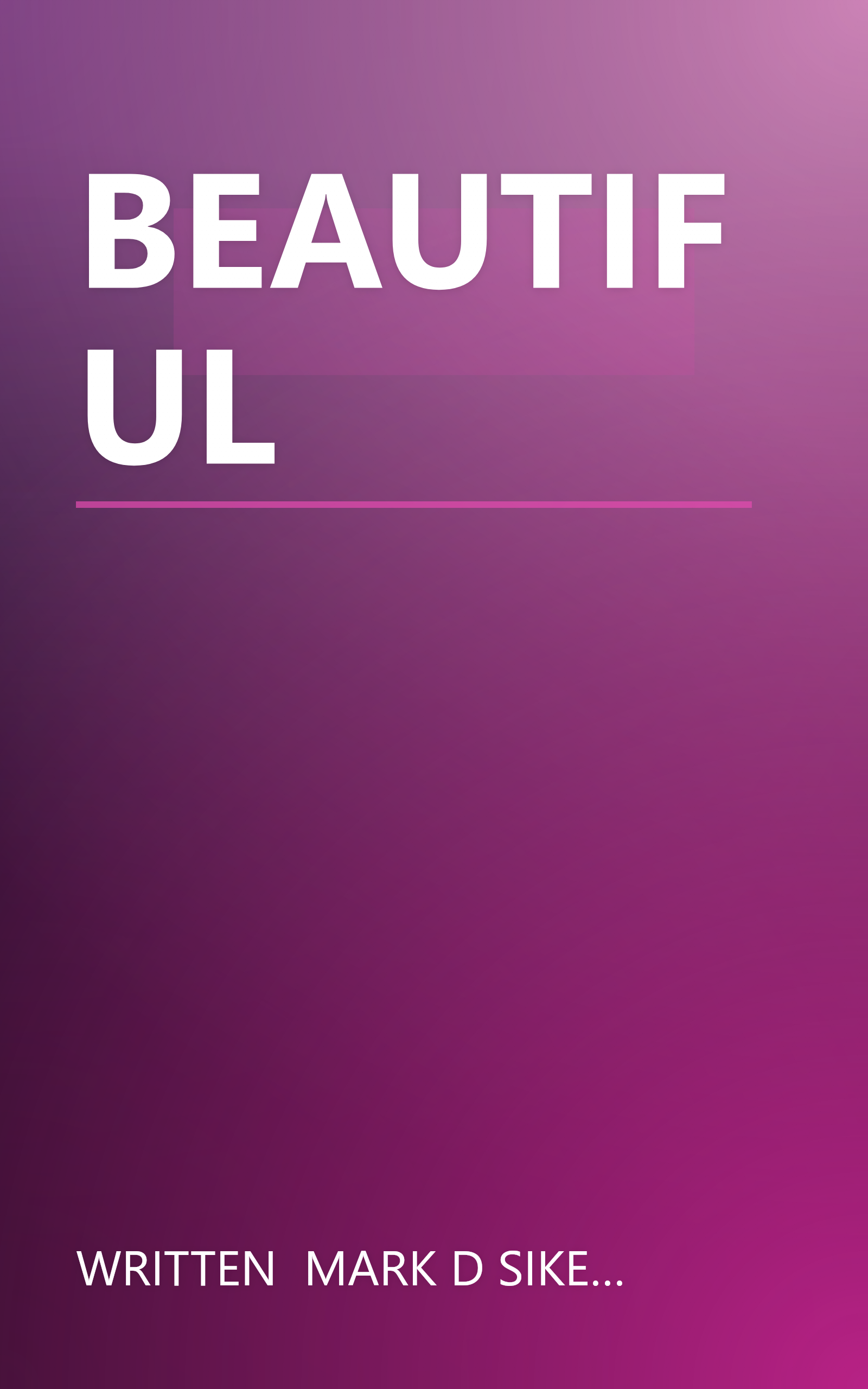 BEAUTIFUL book cover