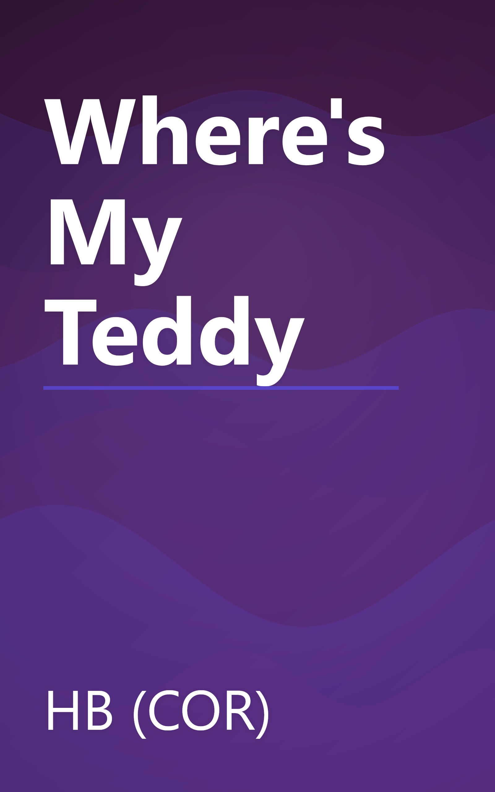 Where's My Teddy book cover