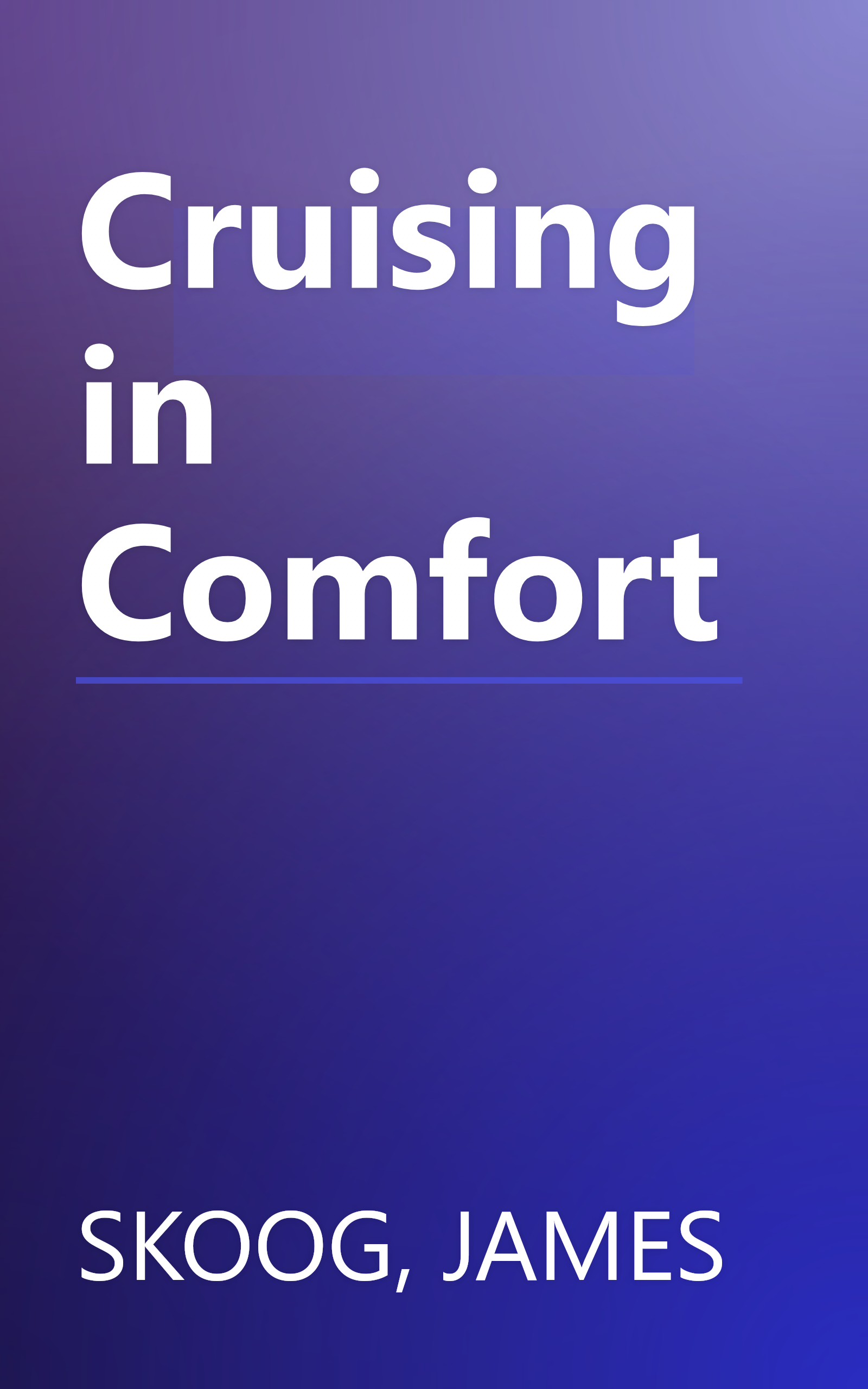 Cruising in Comfort book cover