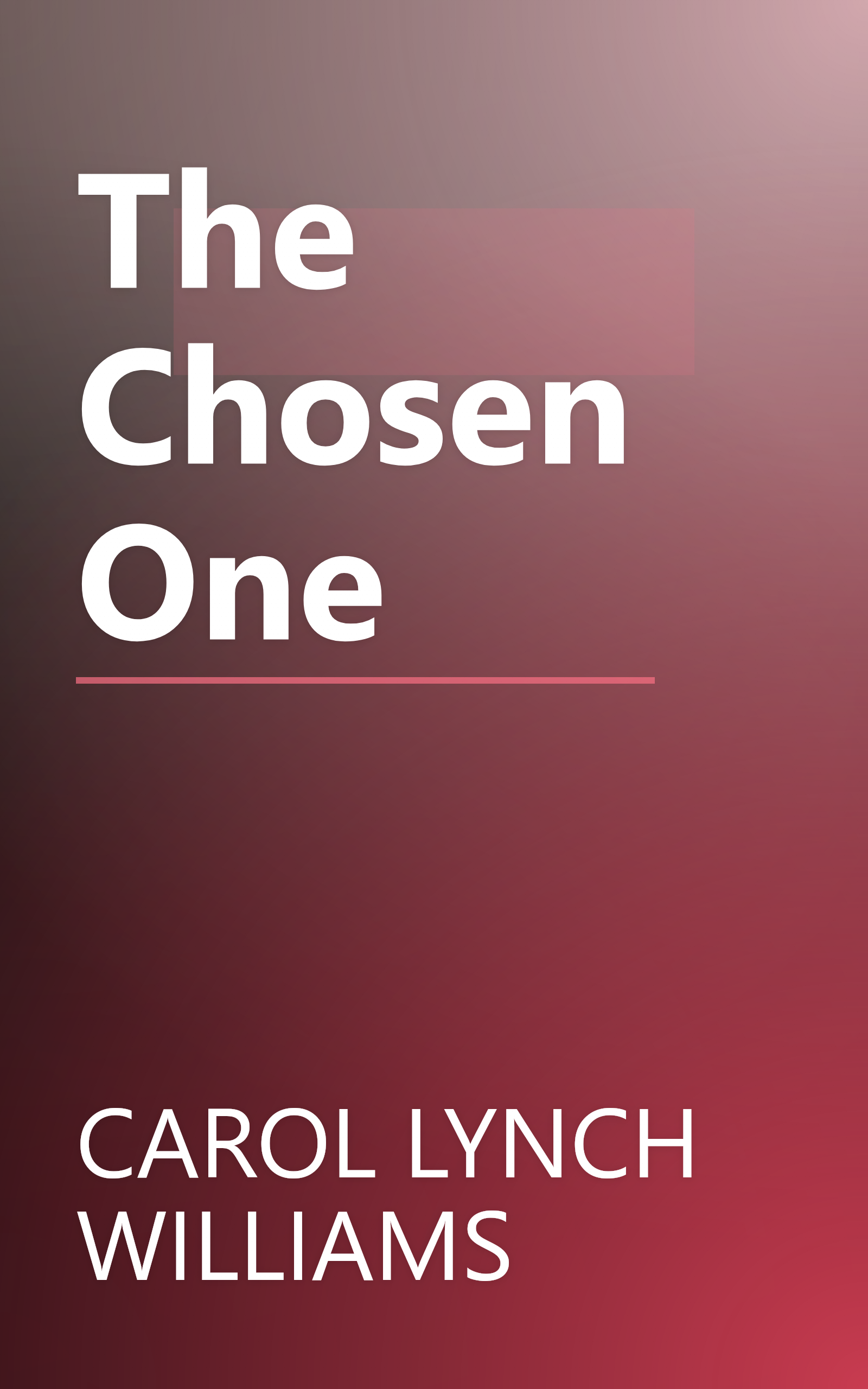 The Chosen One book cover
