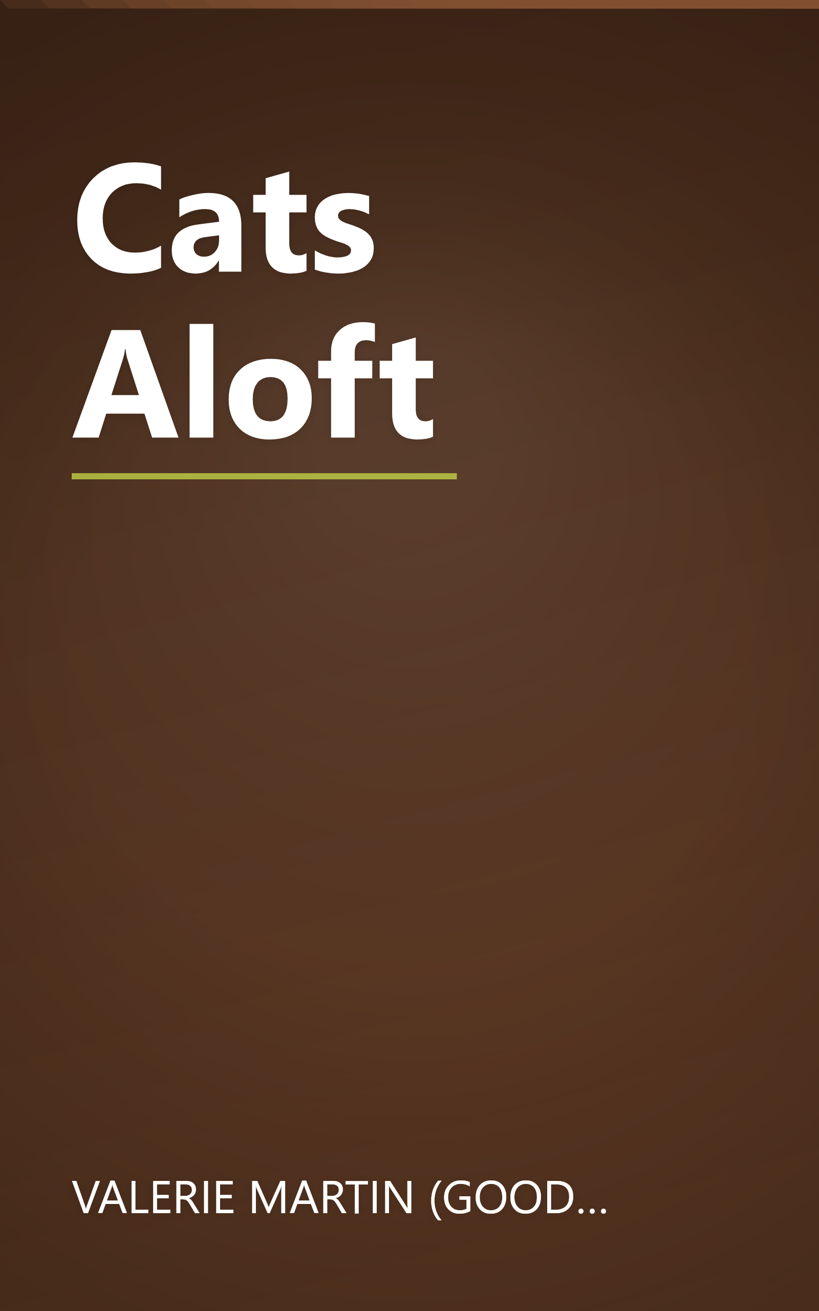 Cats Aloft book cover