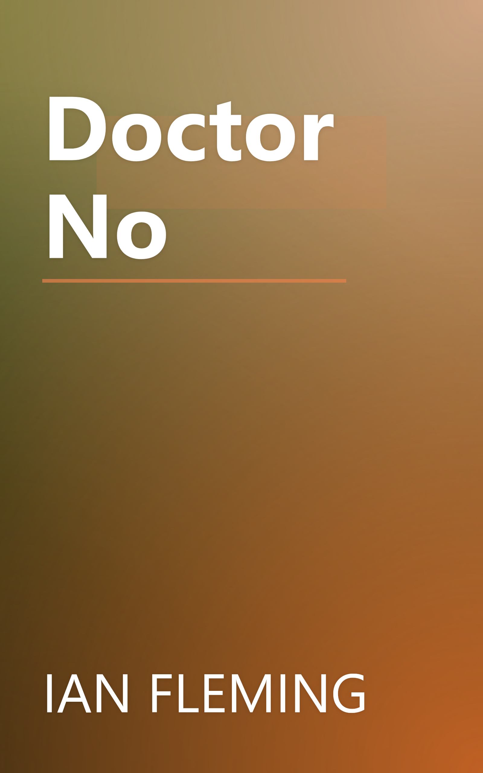 Doctor No book cover