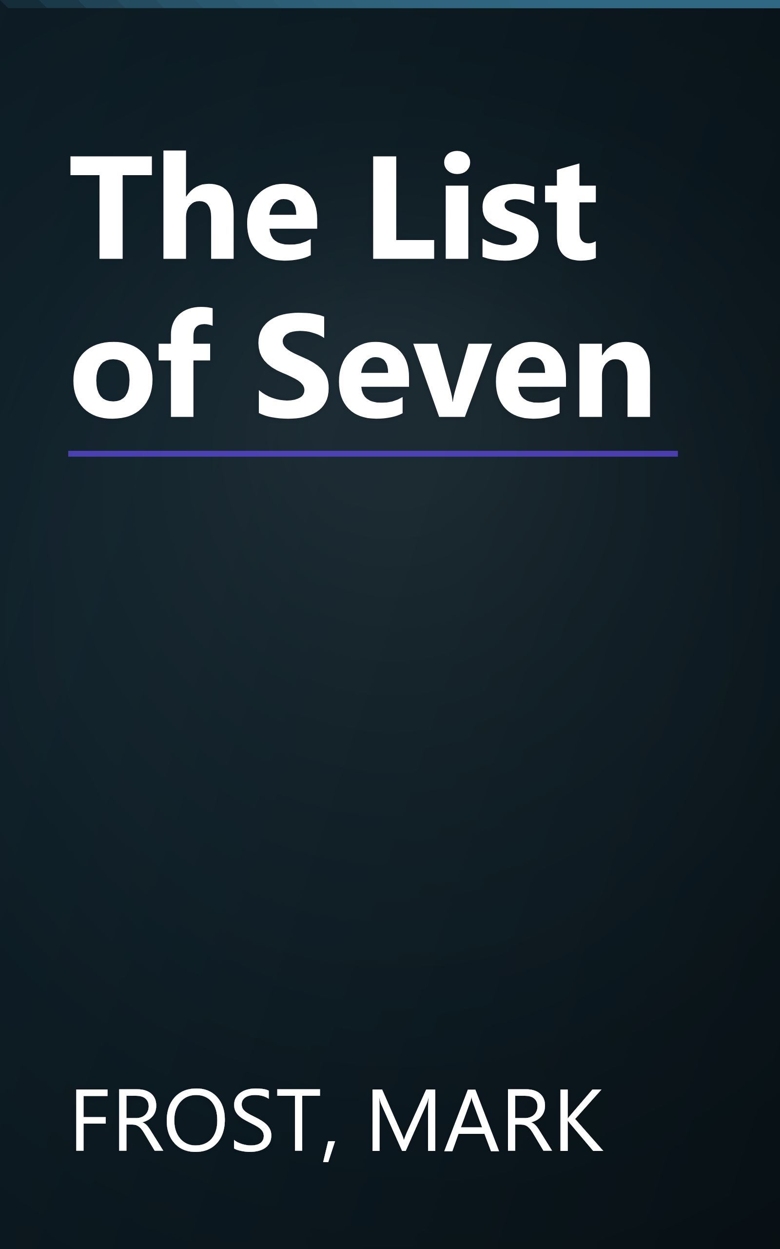 The List of Seven book cover