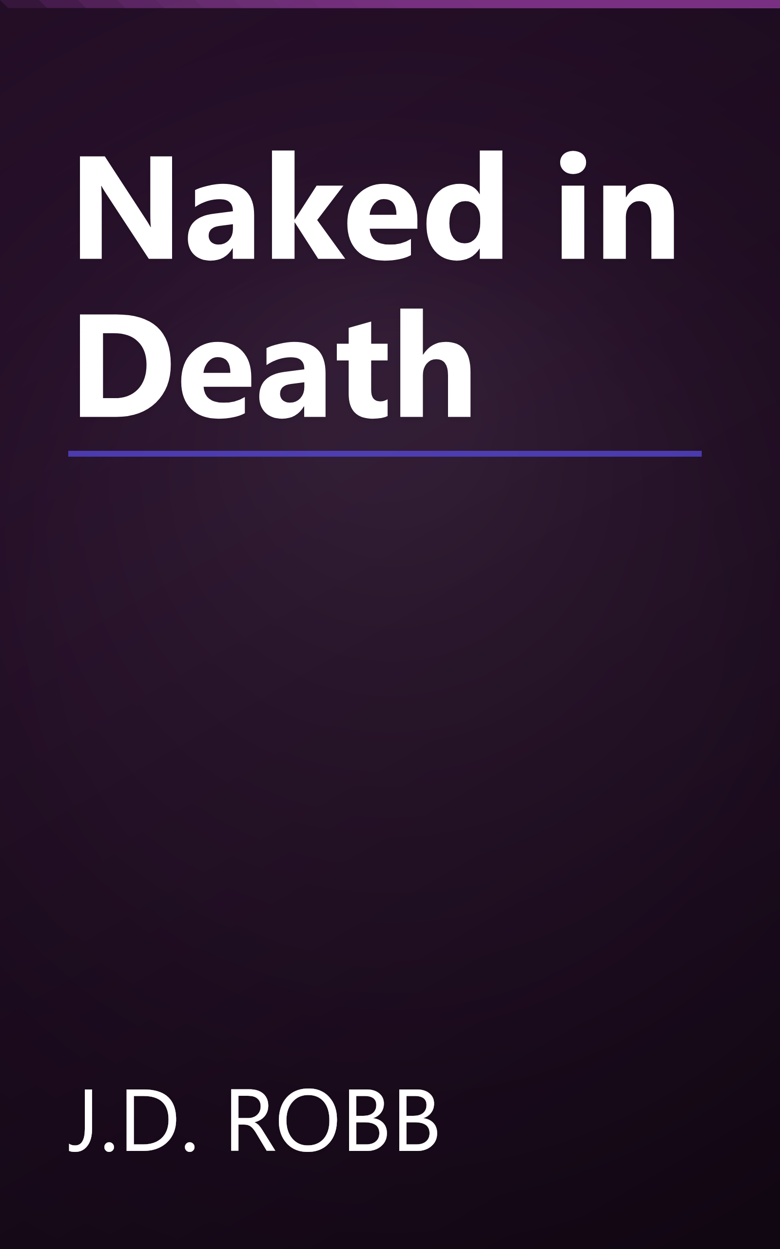 Naked in Death book cover