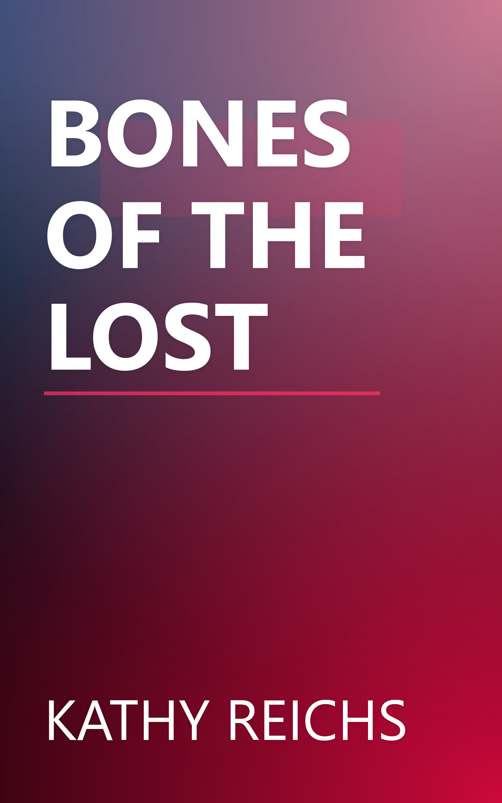 BONES OF THE LOST book cover
