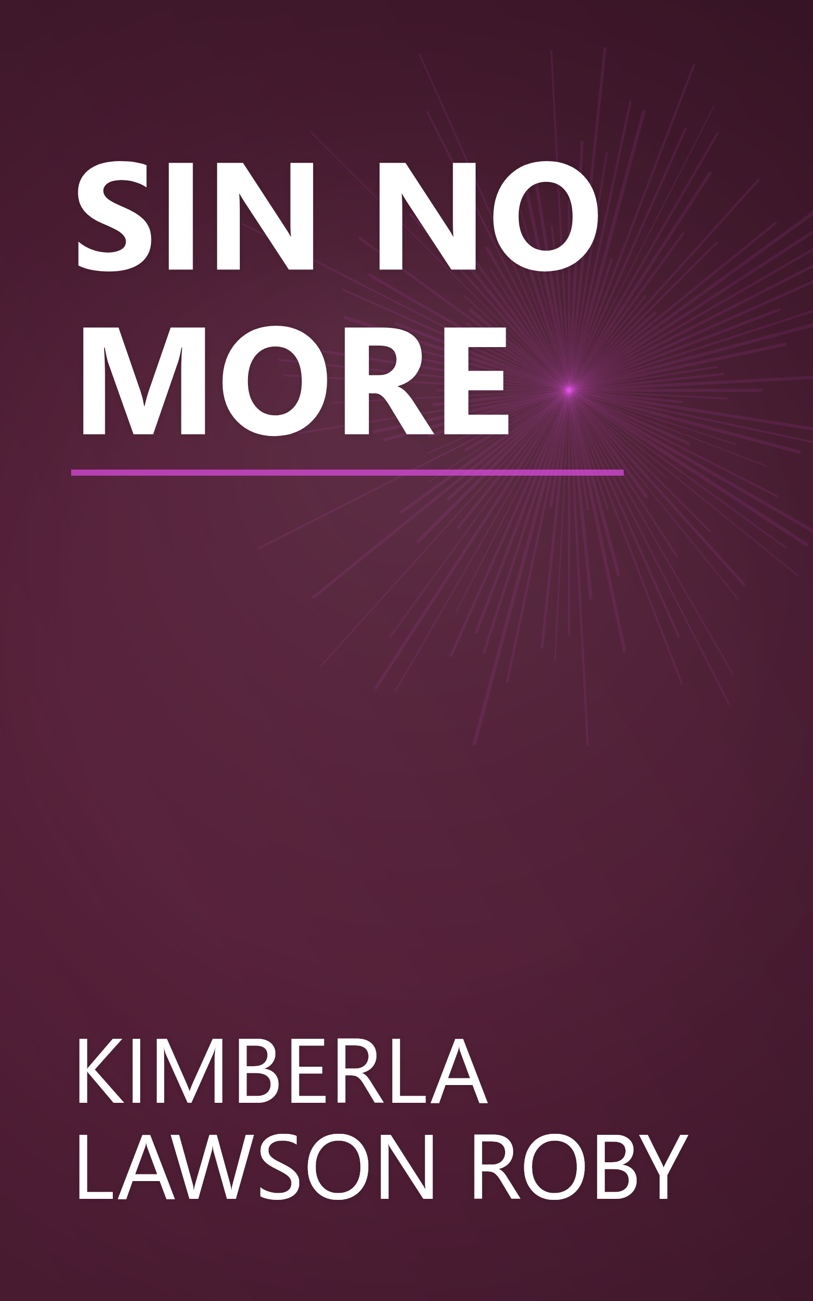 SIN NO MORE book cover