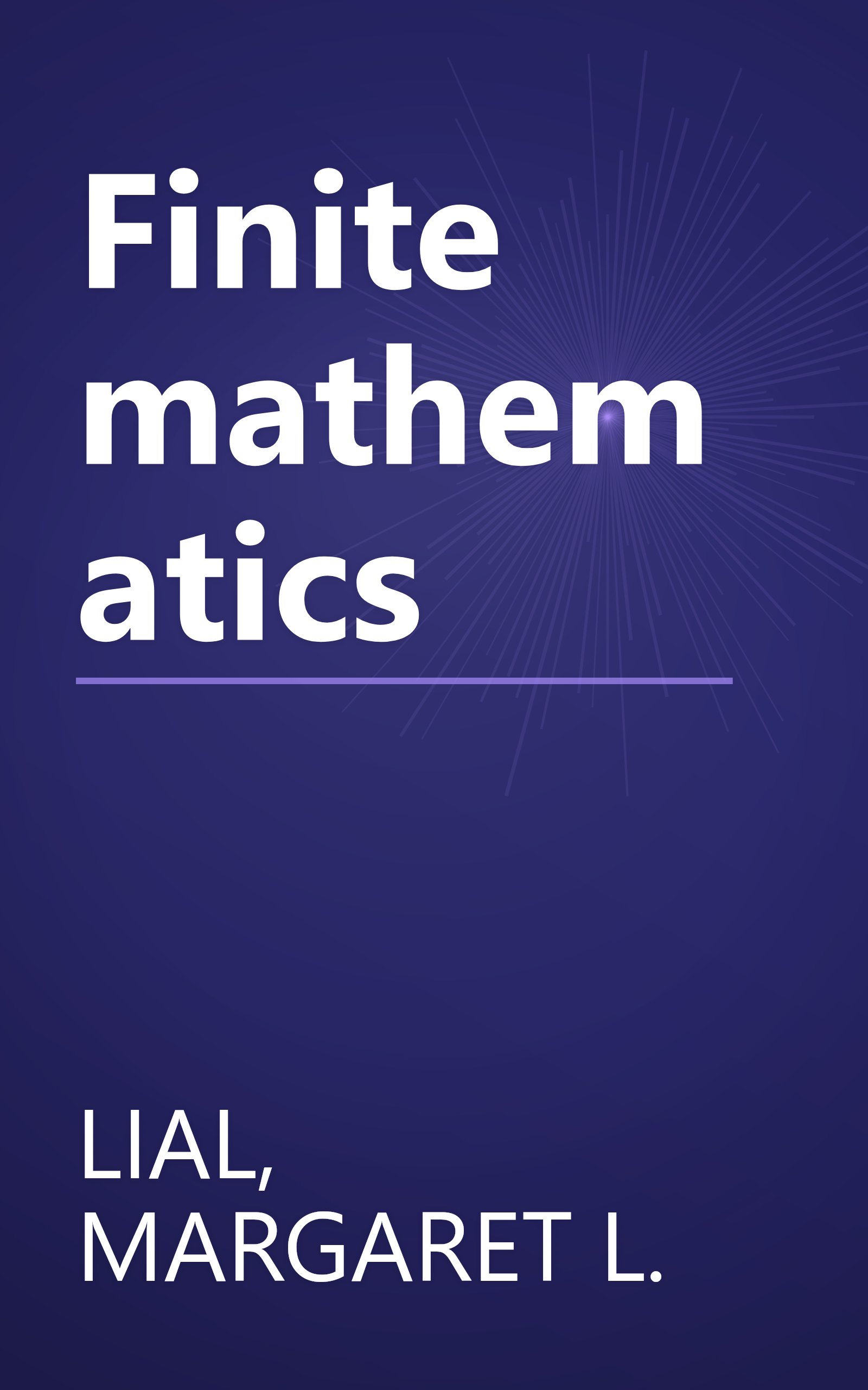 Finite mathematics book cover
