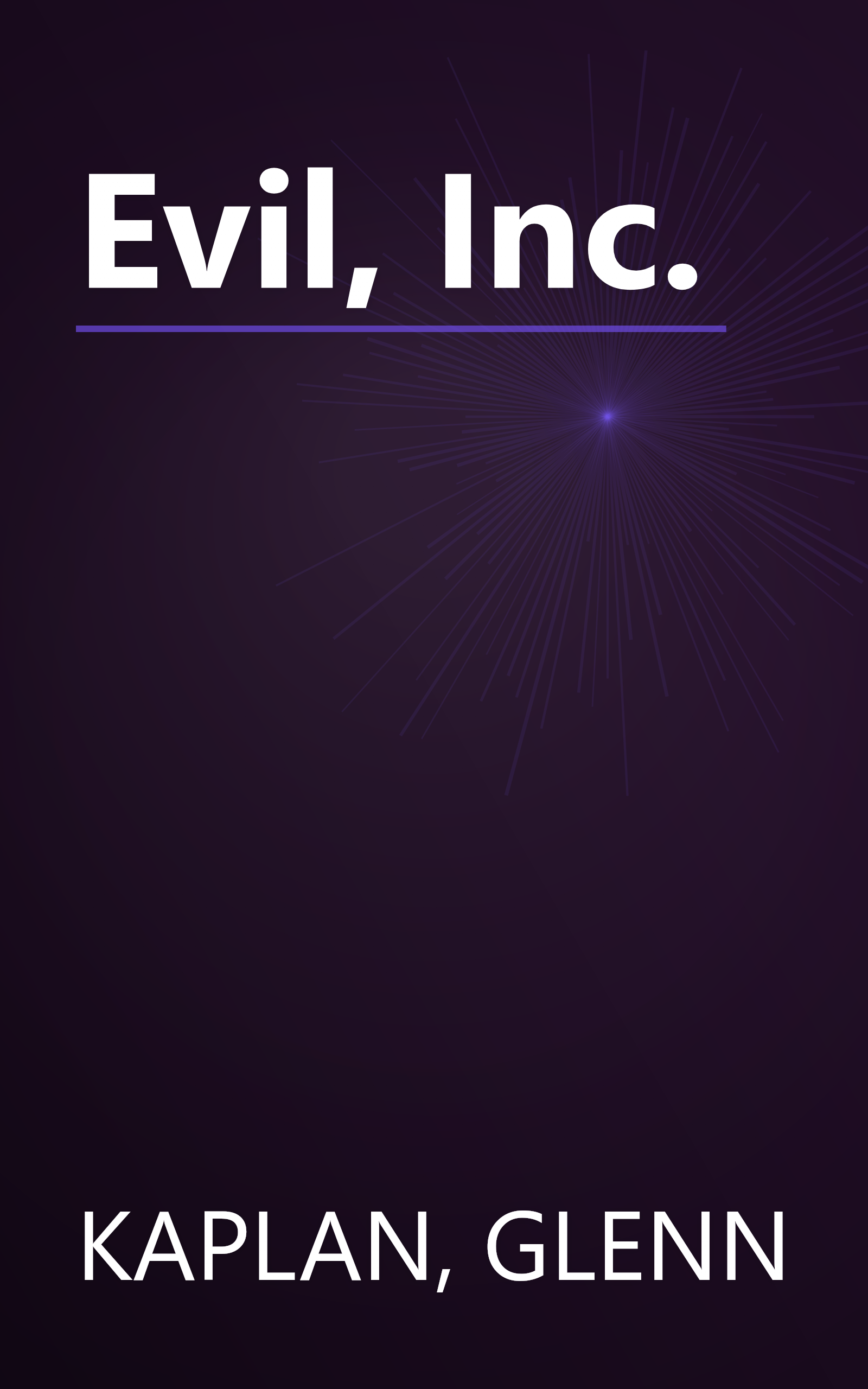 Evil, Inc. book cover