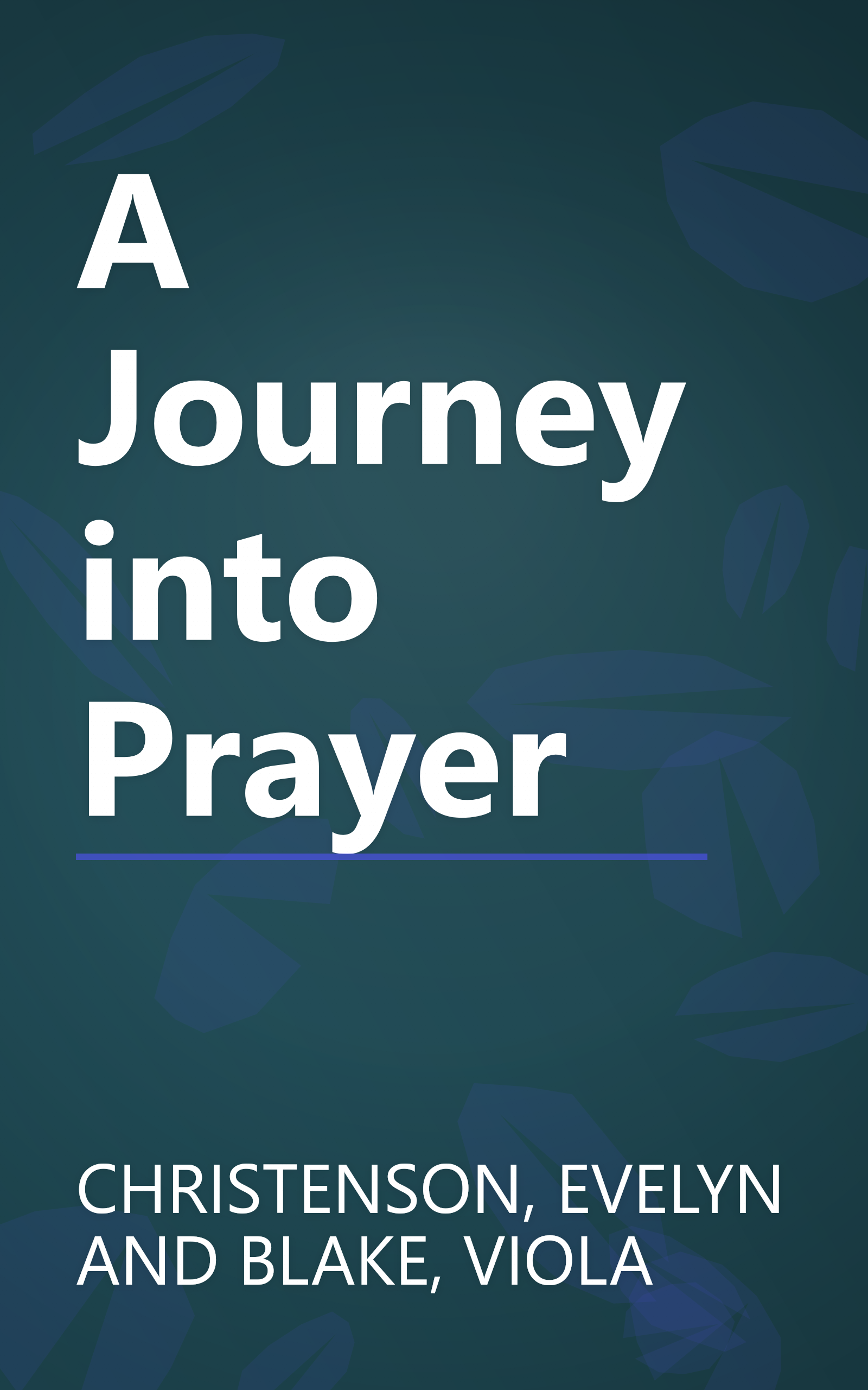 A Journey into Prayer book cover