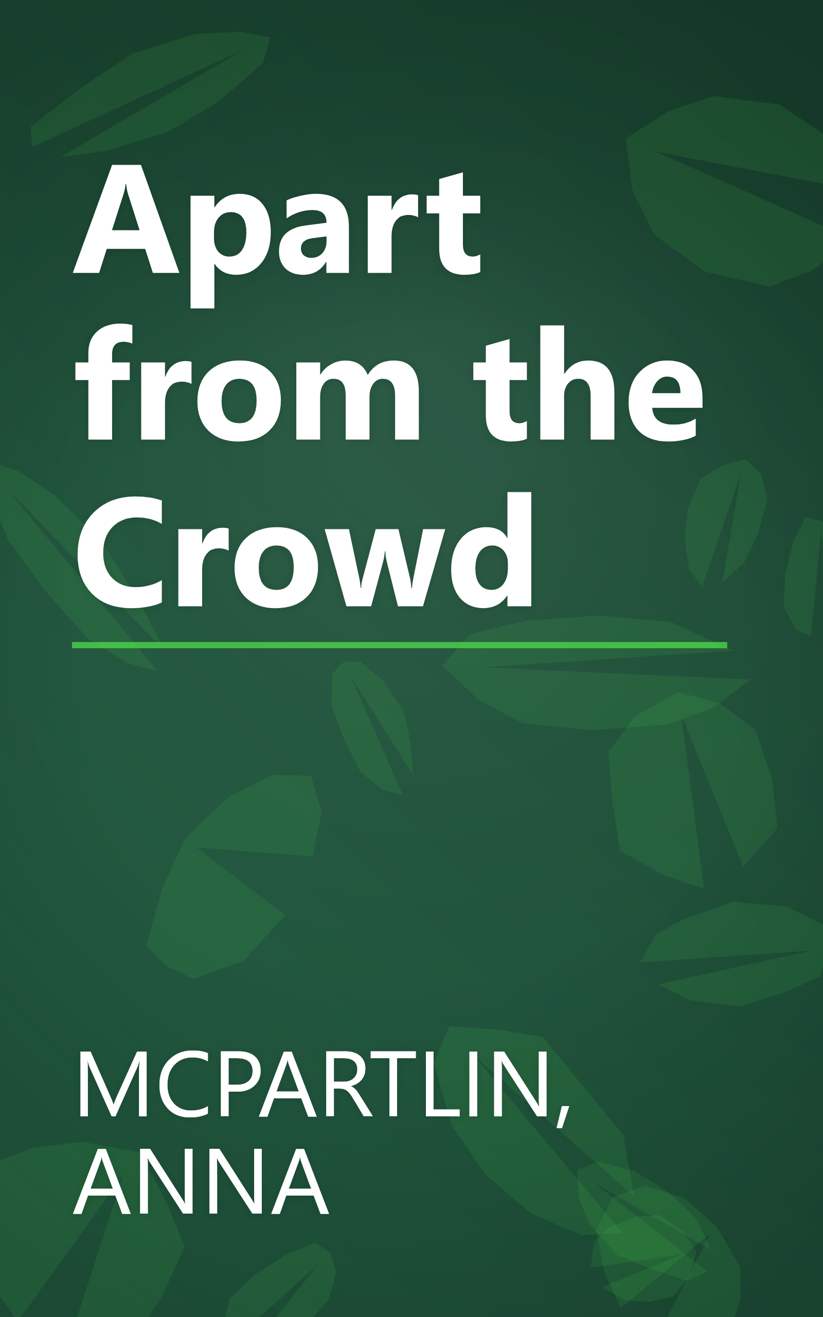 Apart from the Crowd book cover