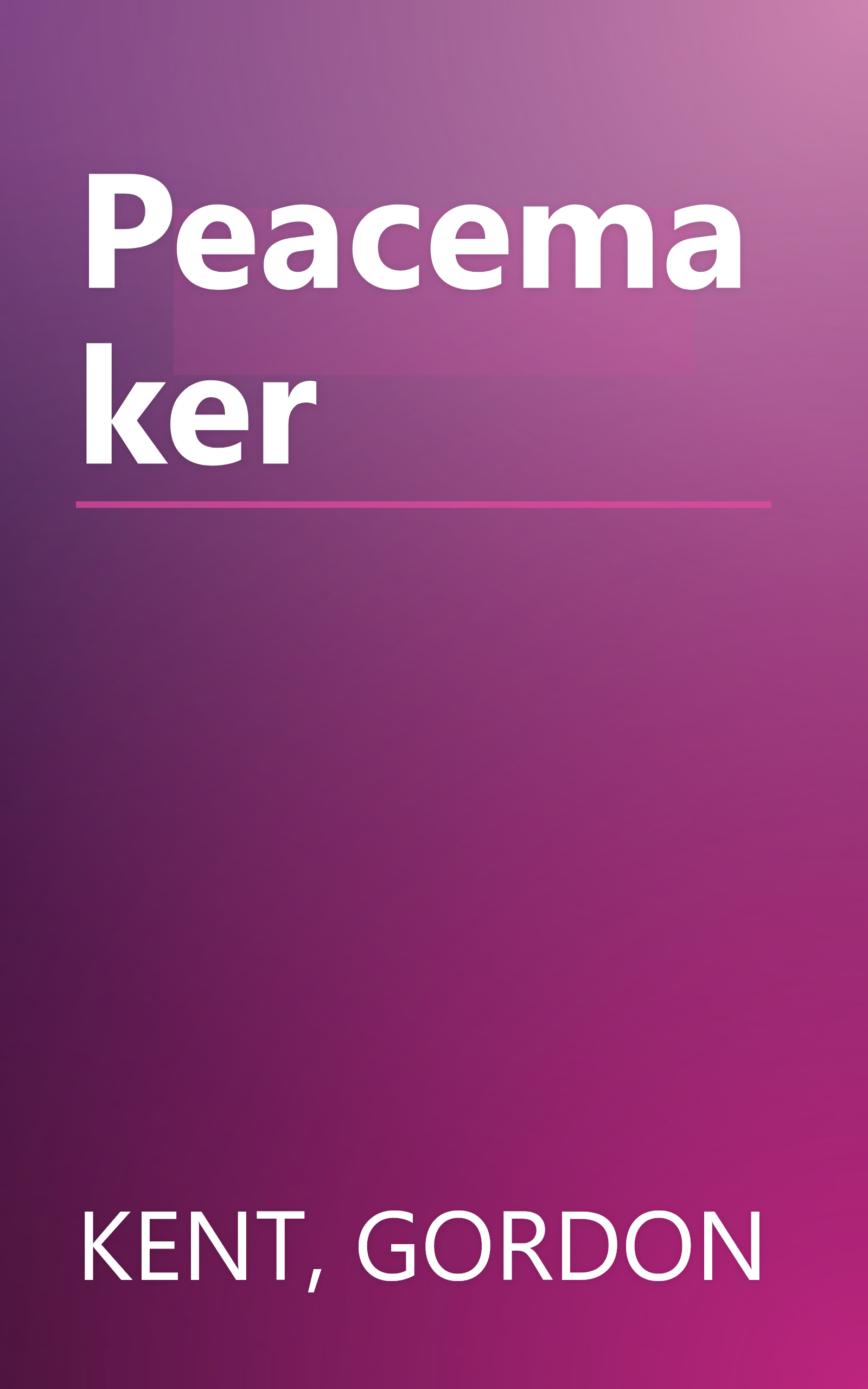 Peacemaker book cover
