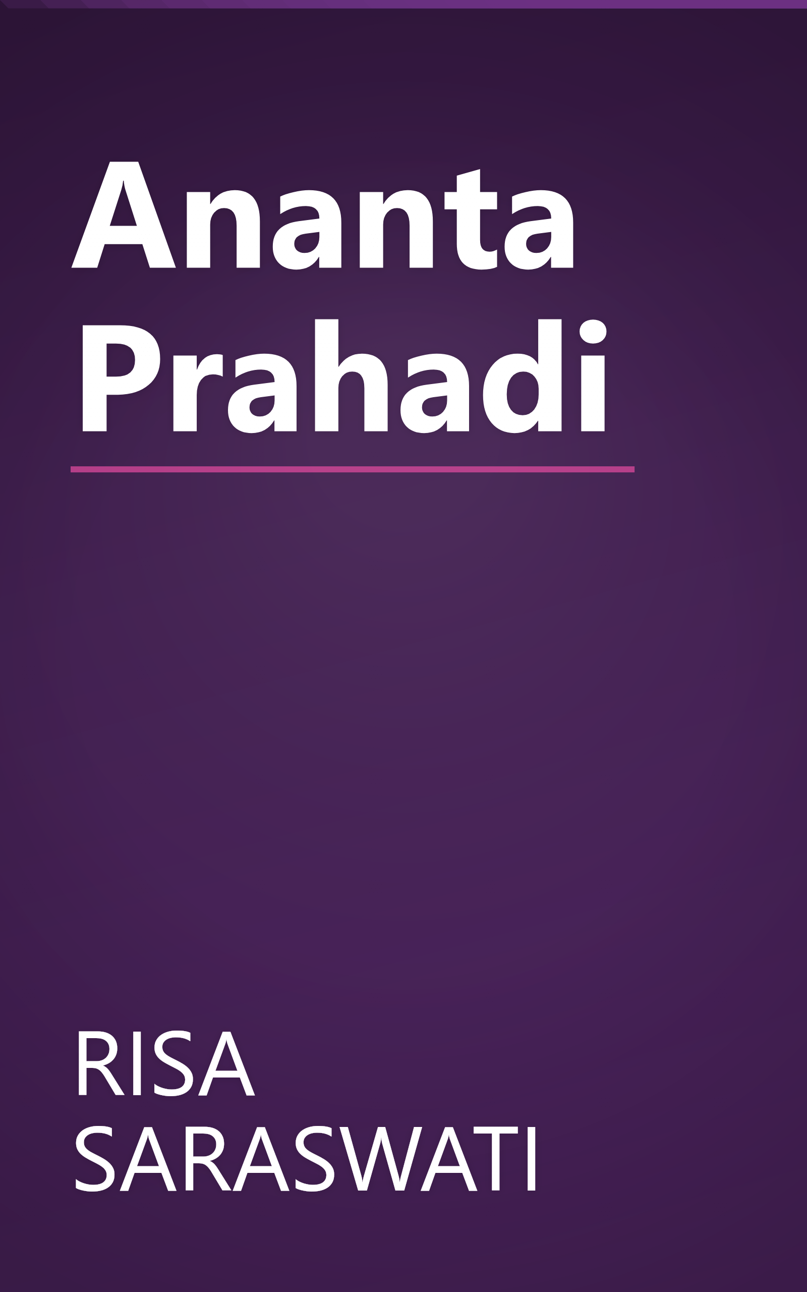 Ananta Prahadi book cover