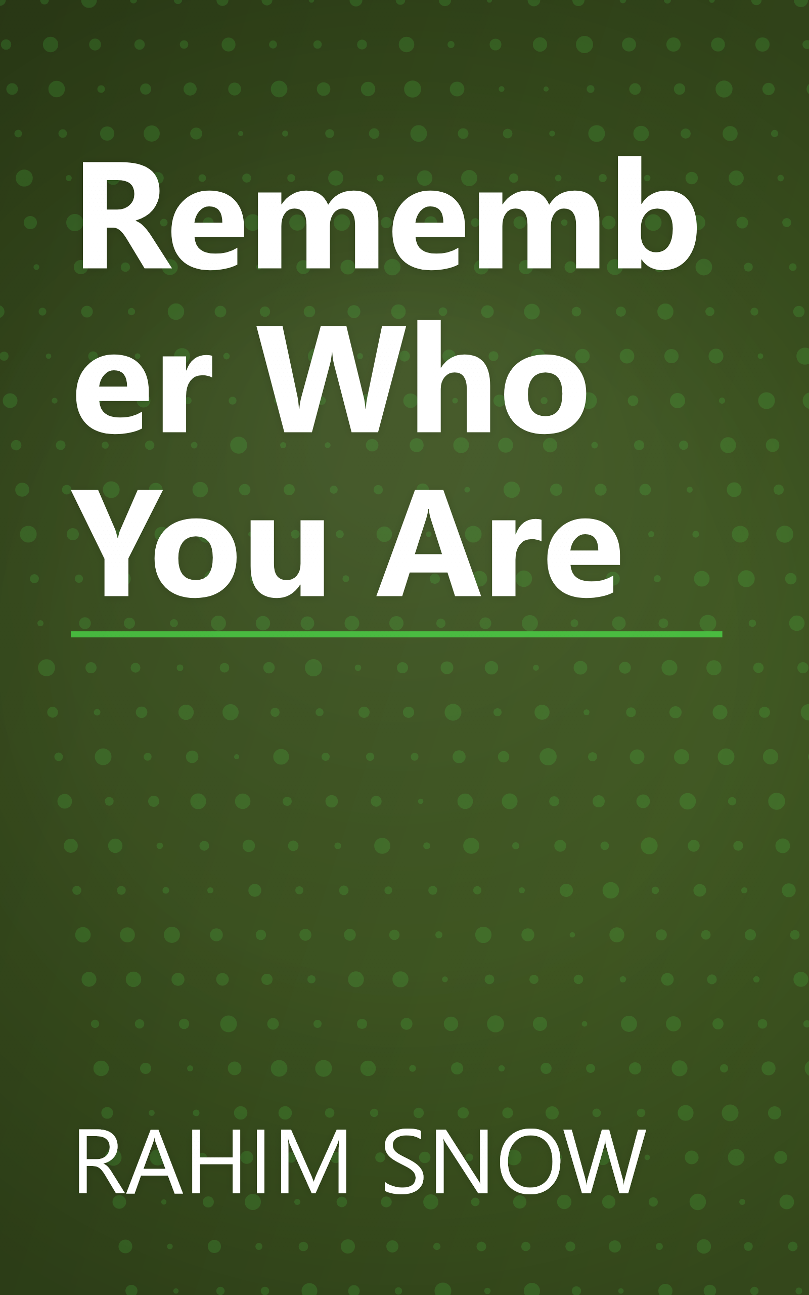Remember Who You Are book cover