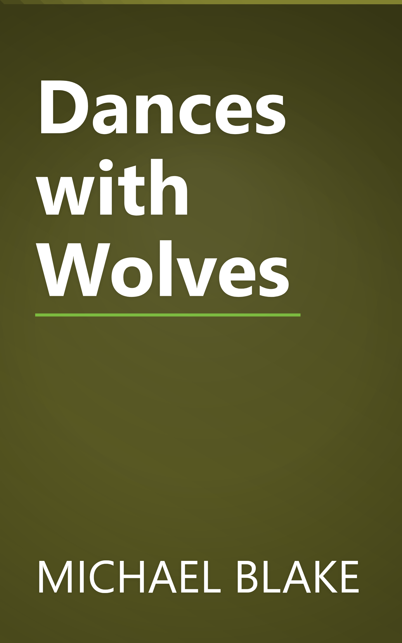 Dances with Wolves book cover
