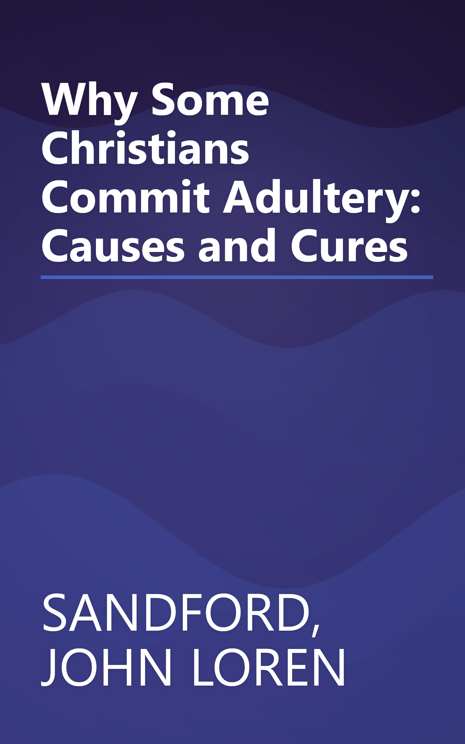 Why Some Christians Commit Adultery: Causes and Cures book cover