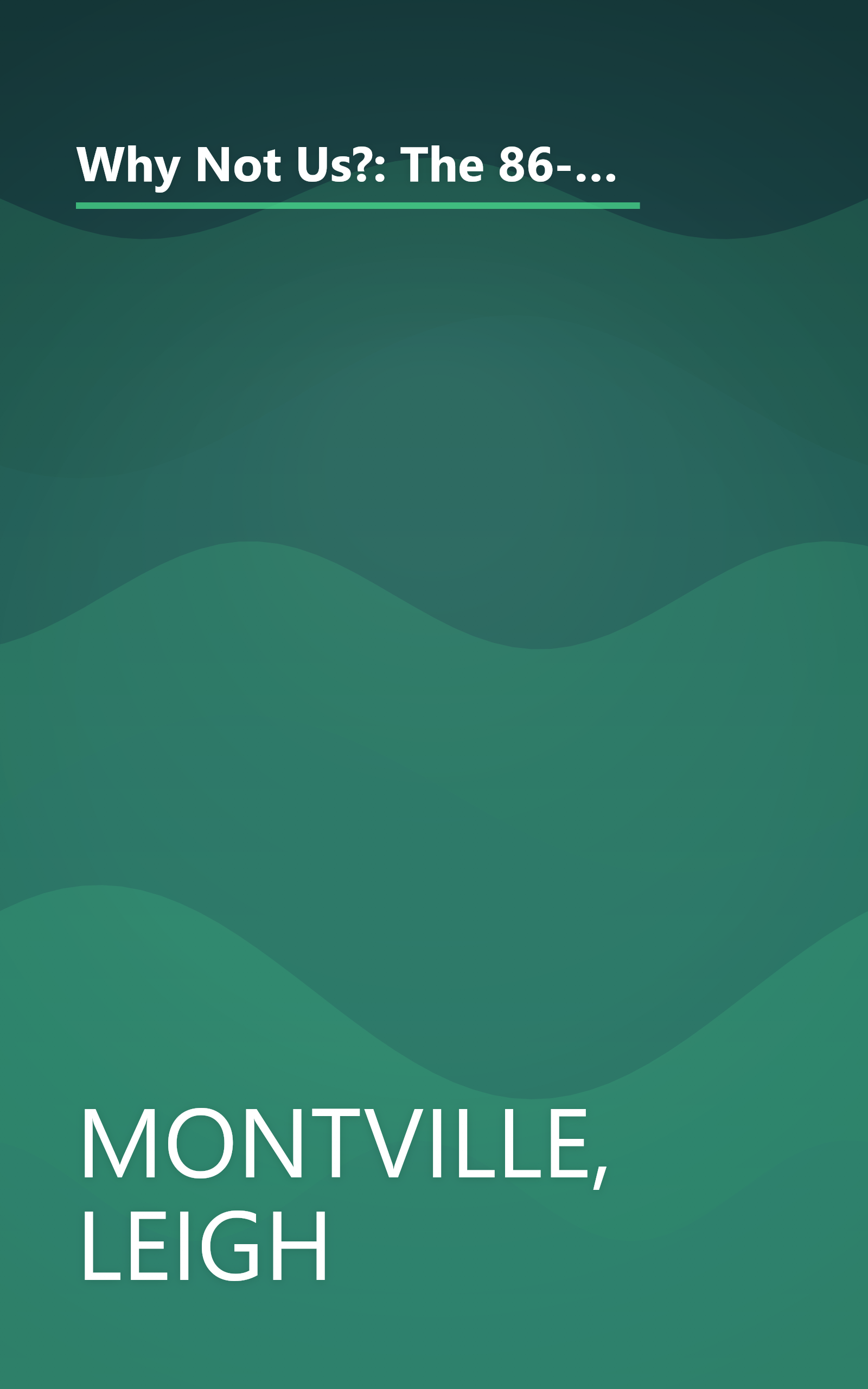 Why Not Us?: The 86-year Journey of the Boston Red Sox Fans From Unparalleled Suffering to the Promised Land of the 2004 World Series book cover