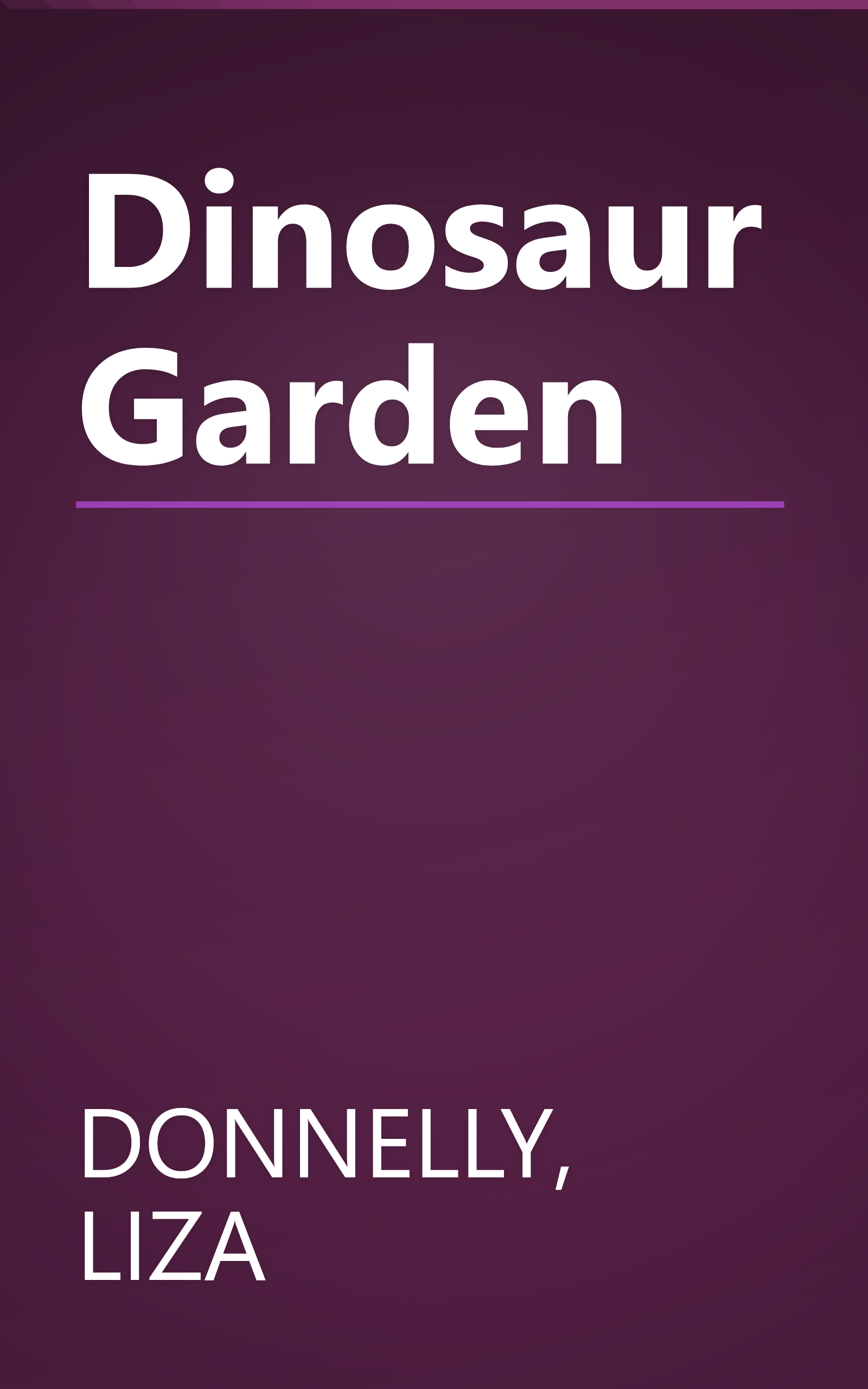 Dinosaur Garden book cover