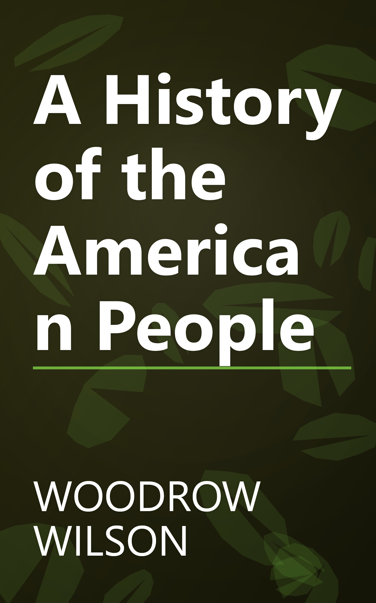 A History of the American People book cover