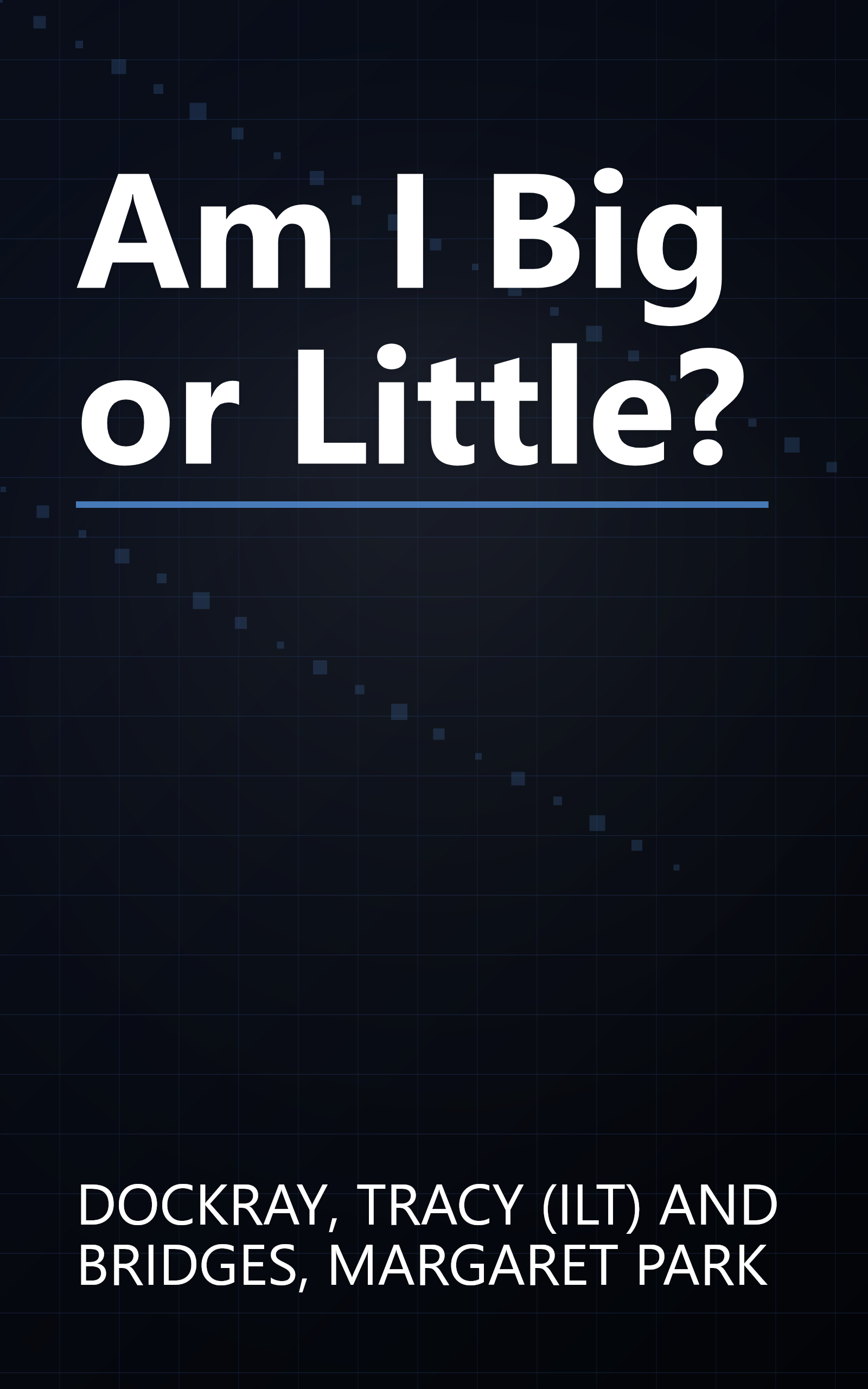 Am I Big or Little? book cover