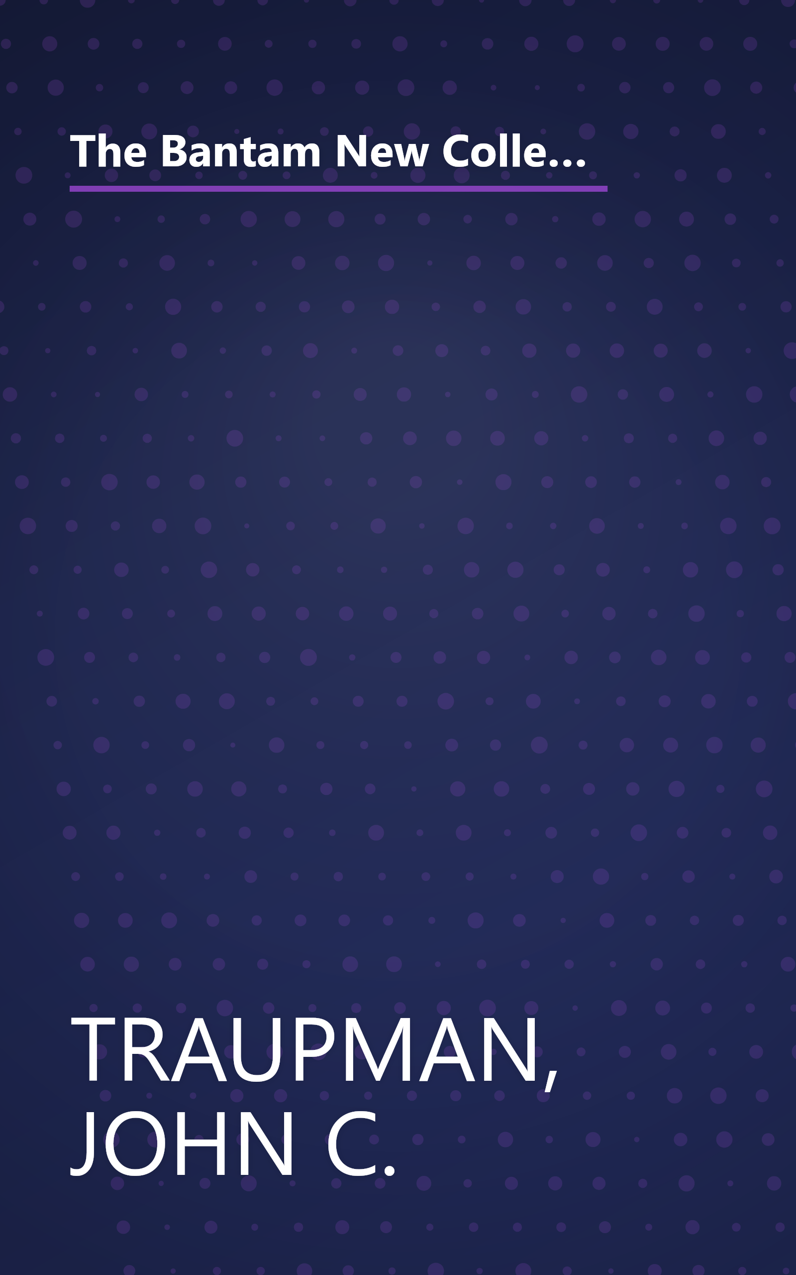 The Bantam New College German & English Dictionary (Bantam New College Dictionary Series) (English and German Edition) book cover