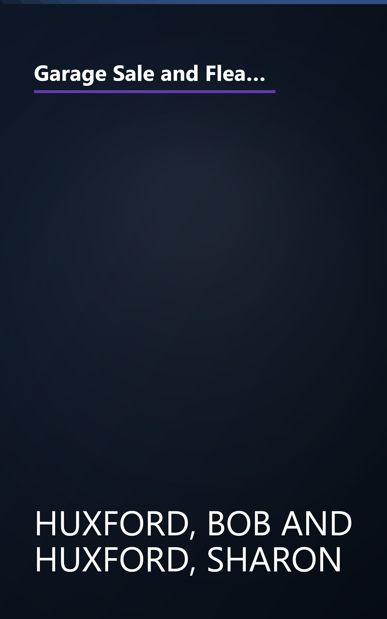 Garage Sale and Flea Market Annual: Cashing in on Today's Lucrative Collectibles Market (Garage Sale and Flea Market Annual, 8th ed) book cover