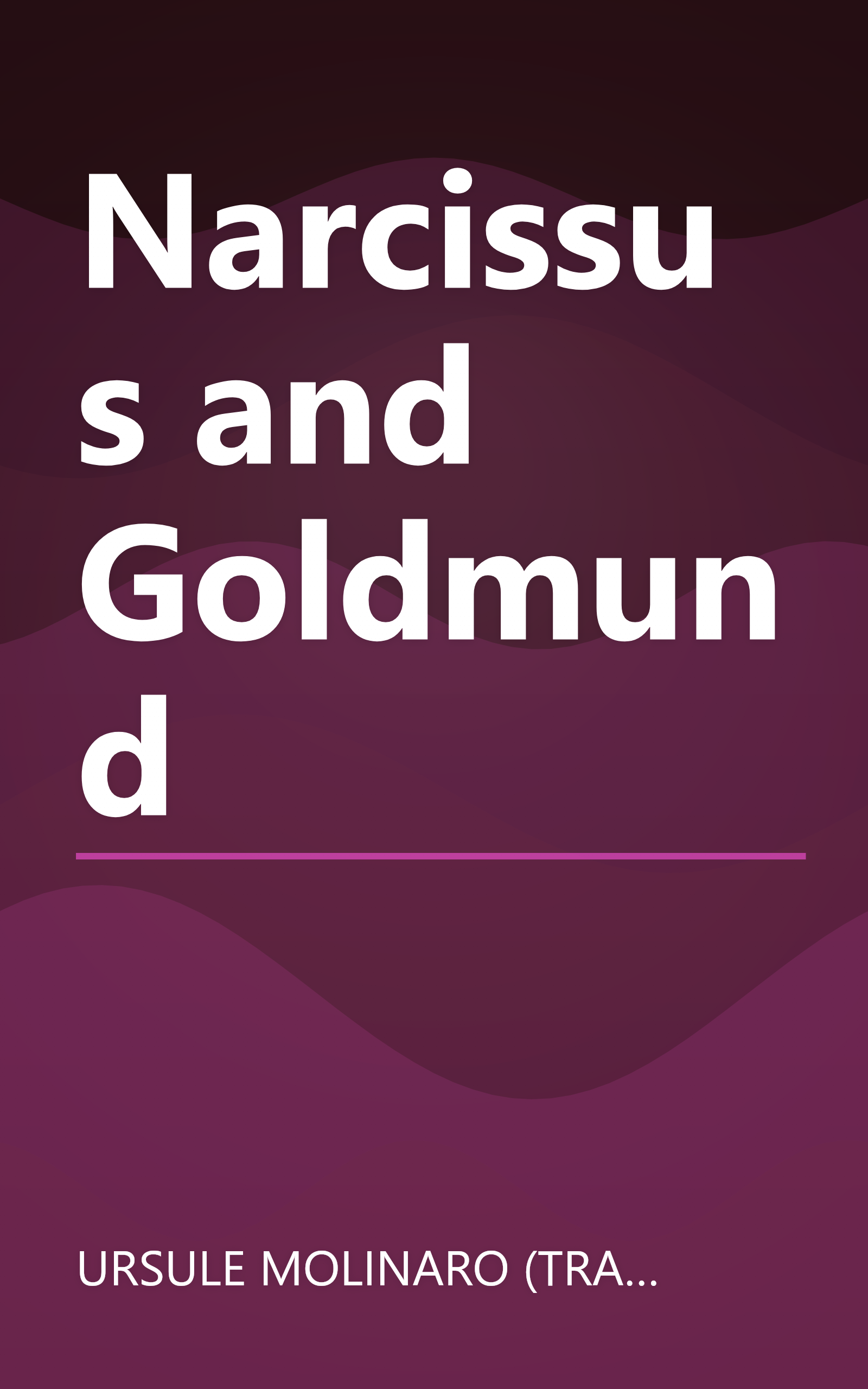 Narcissus and Goldmund book cover