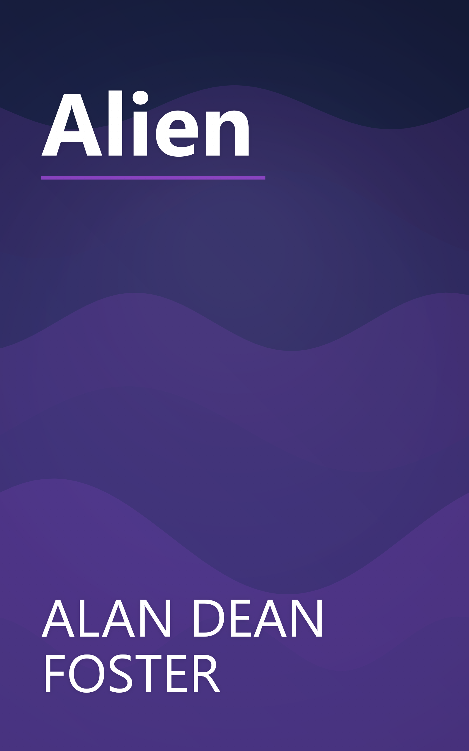Alien book cover