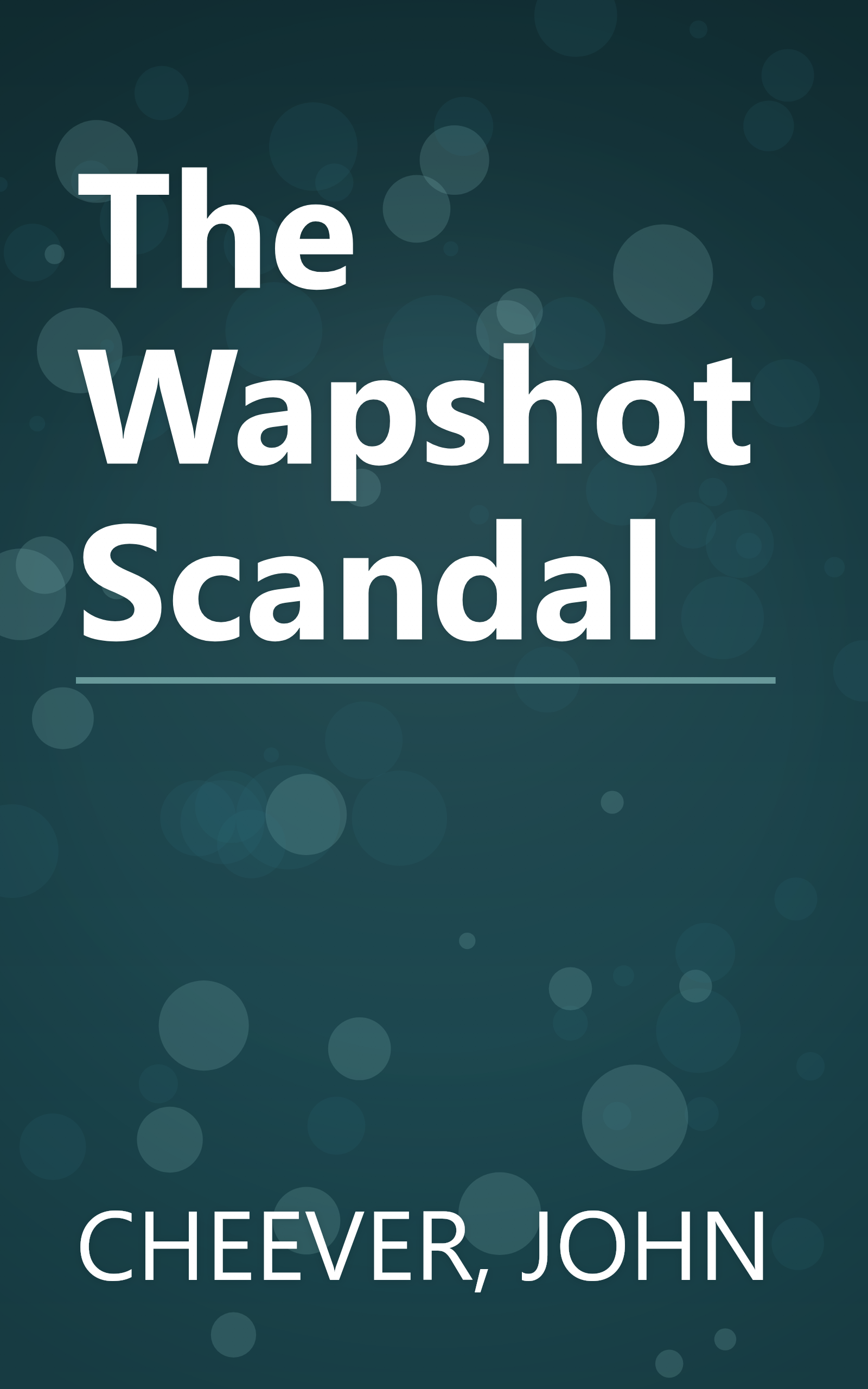 The Wapshot Scandal book cover