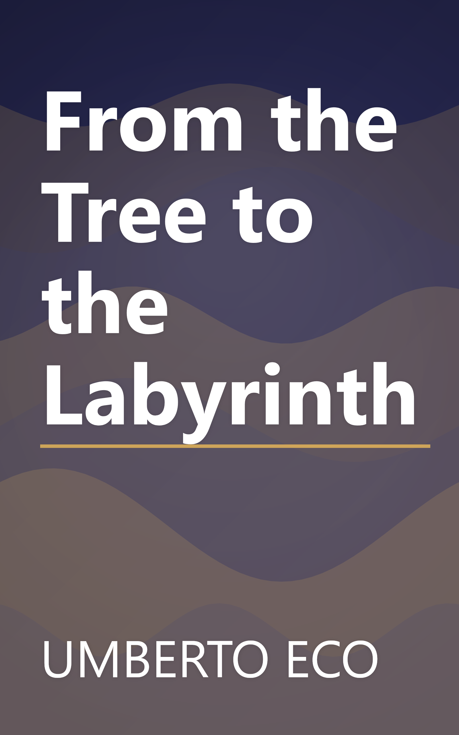 From the Tree to the Labyrinth book cover