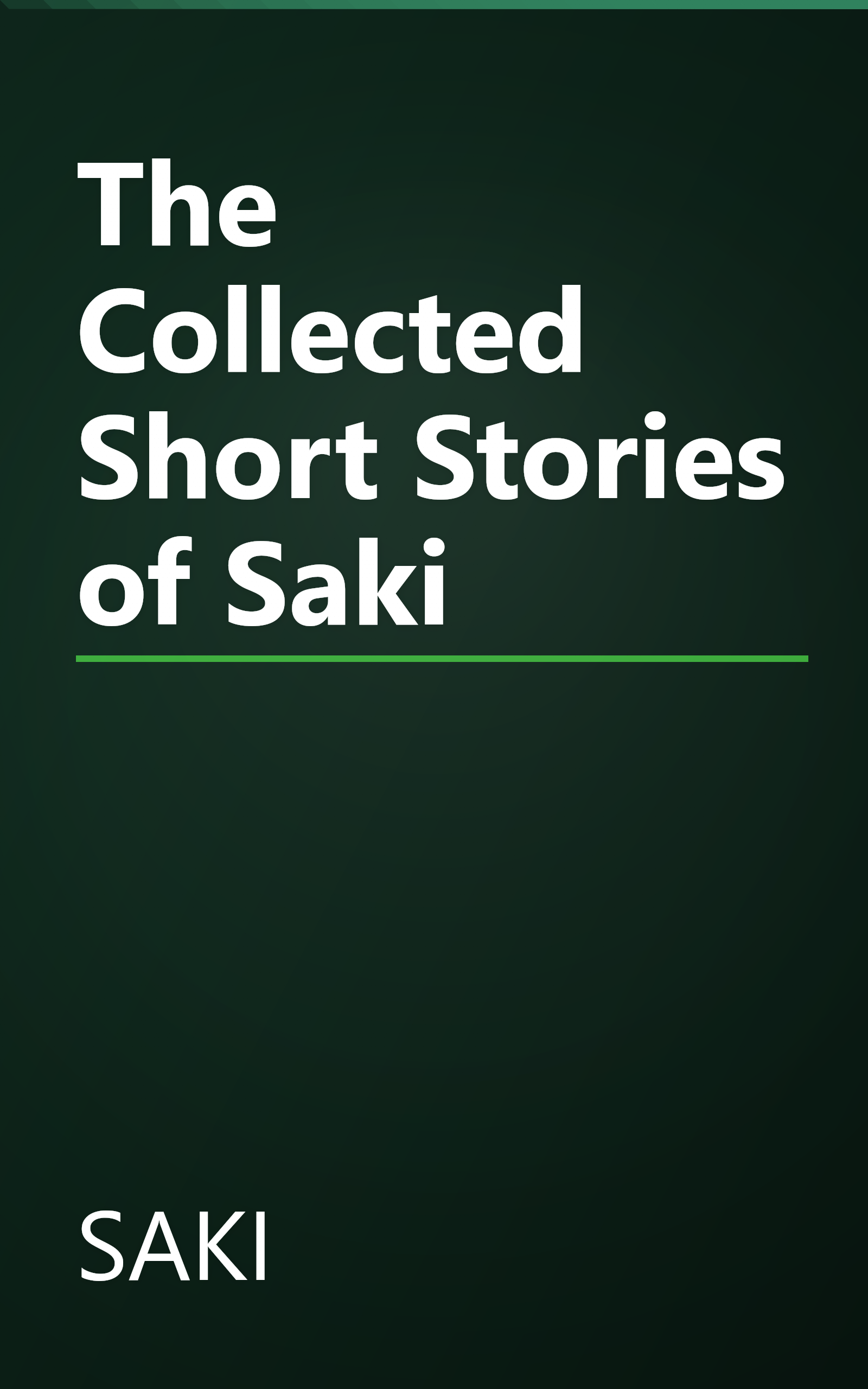 The Collected Short Stories of Saki book cover