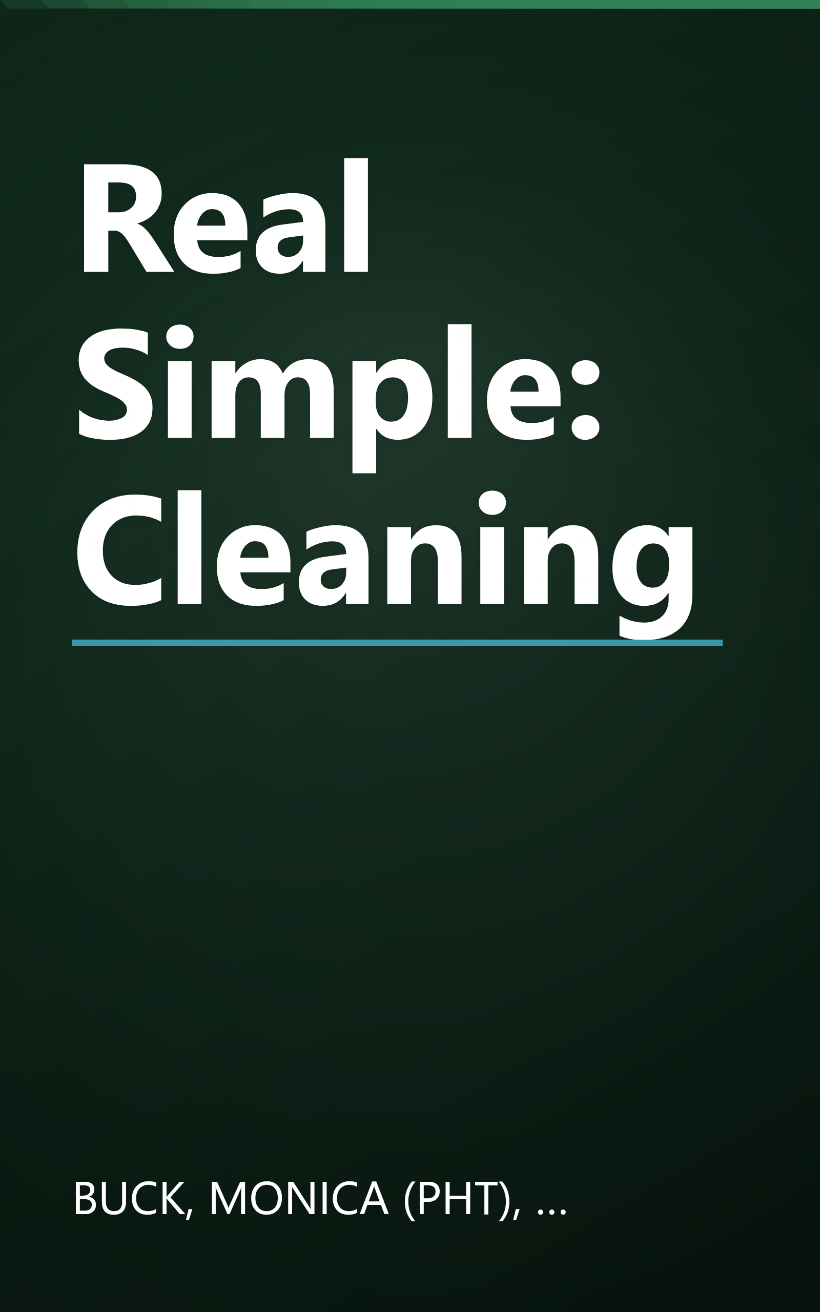 Real Simple: Cleaning book cover
