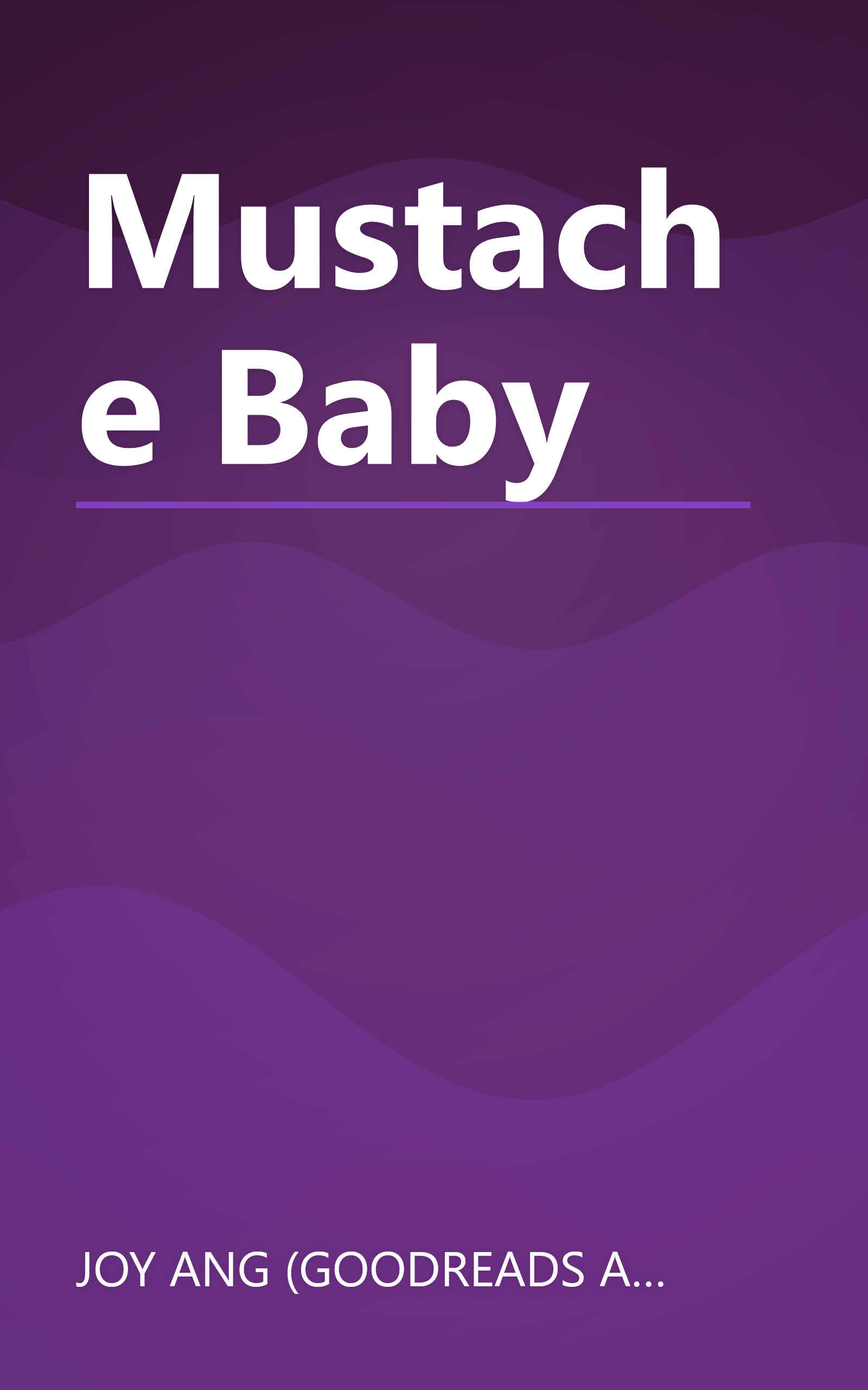 Mustache Baby book cover