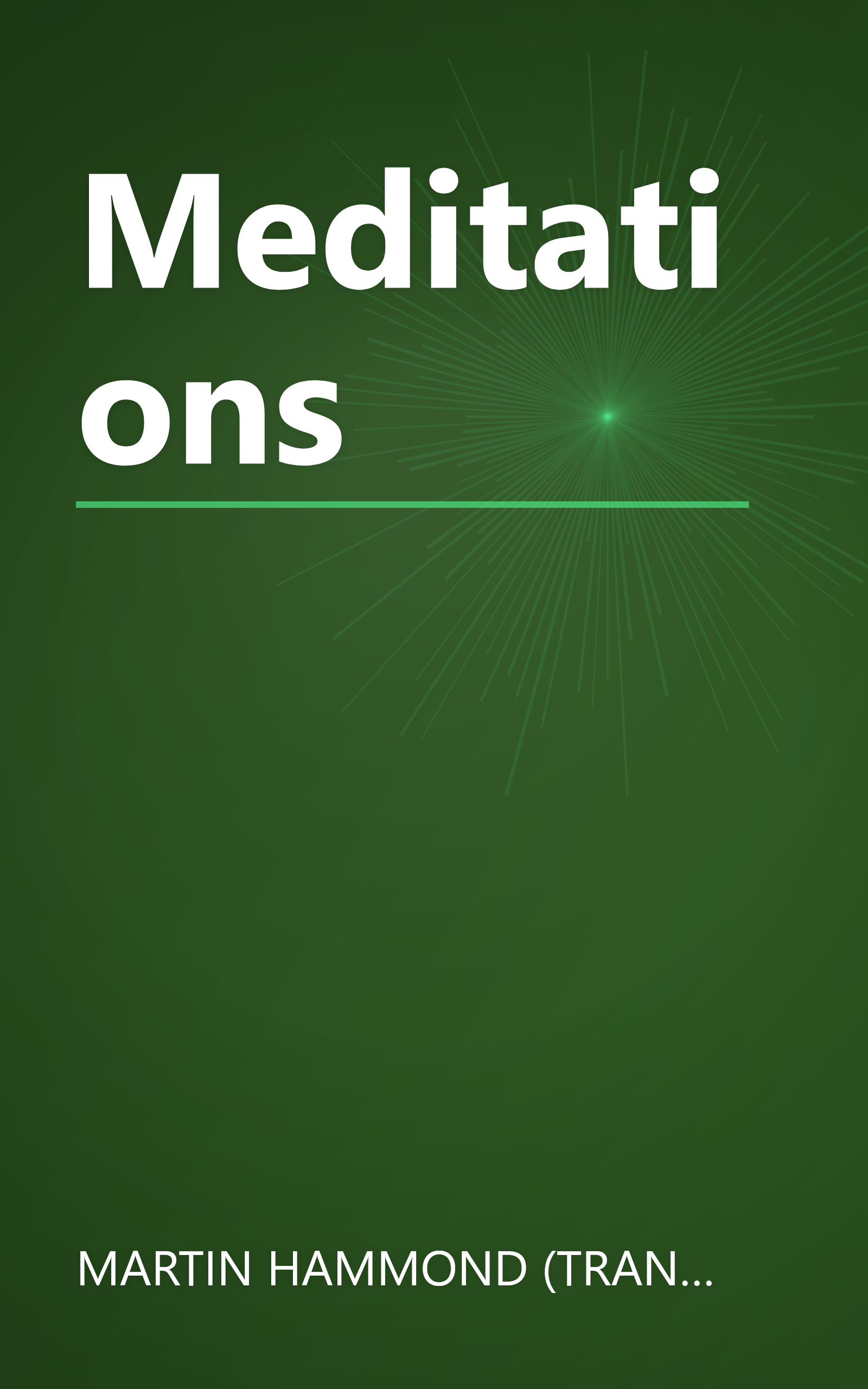 Meditations book cover