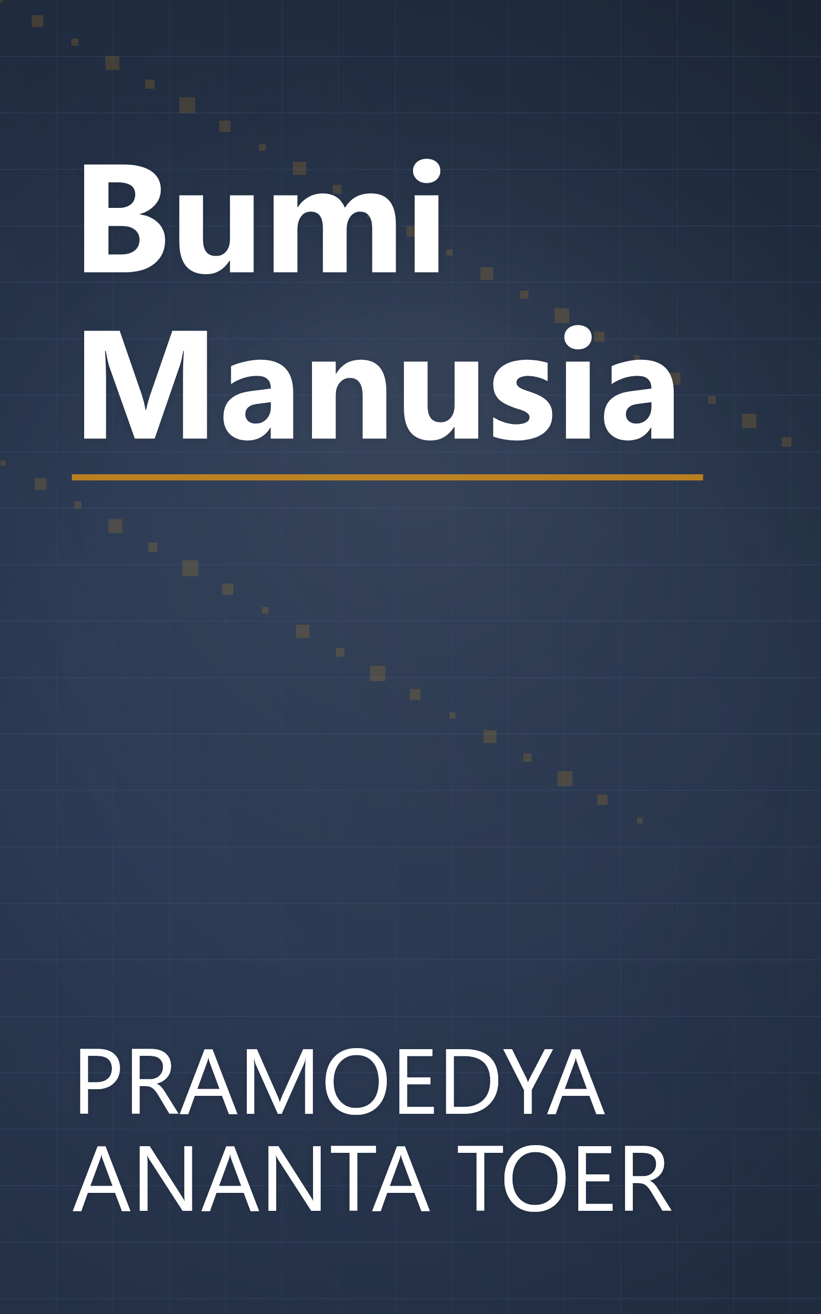 Bumi Manusia book cover
