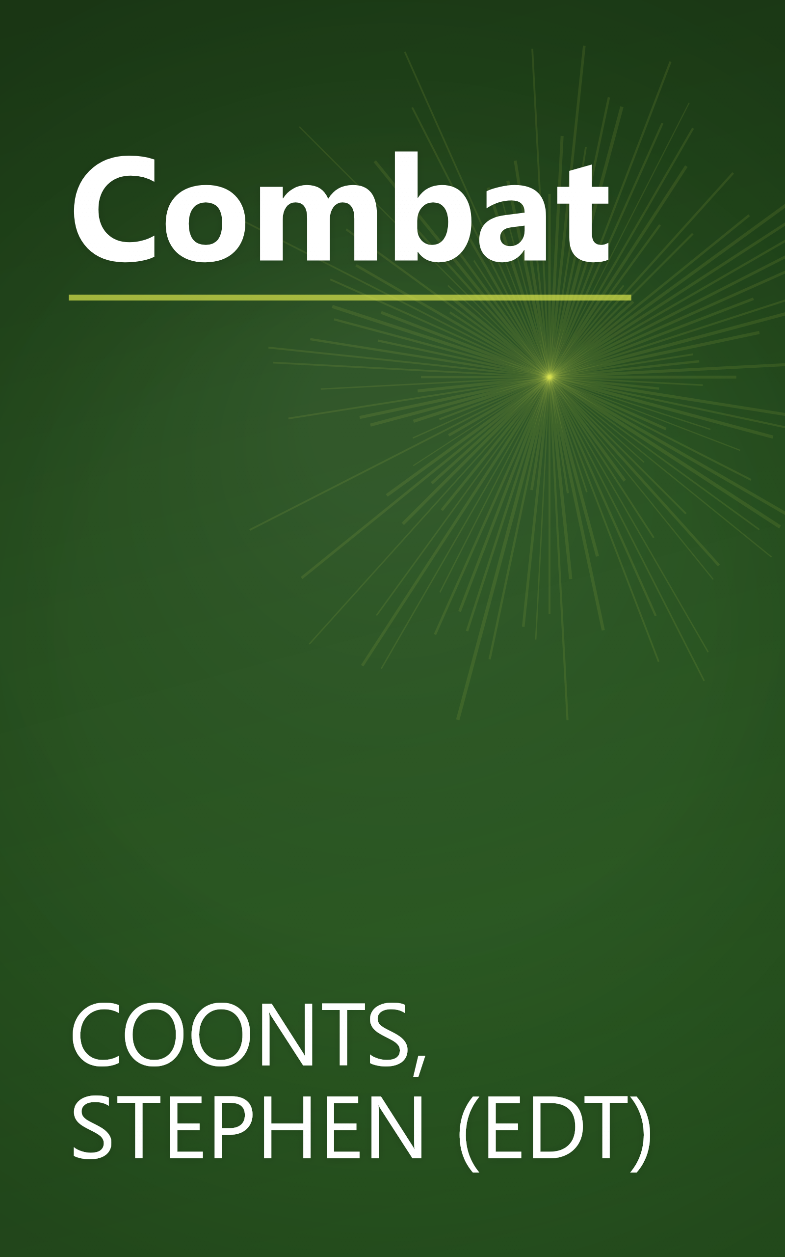 Combat book cover