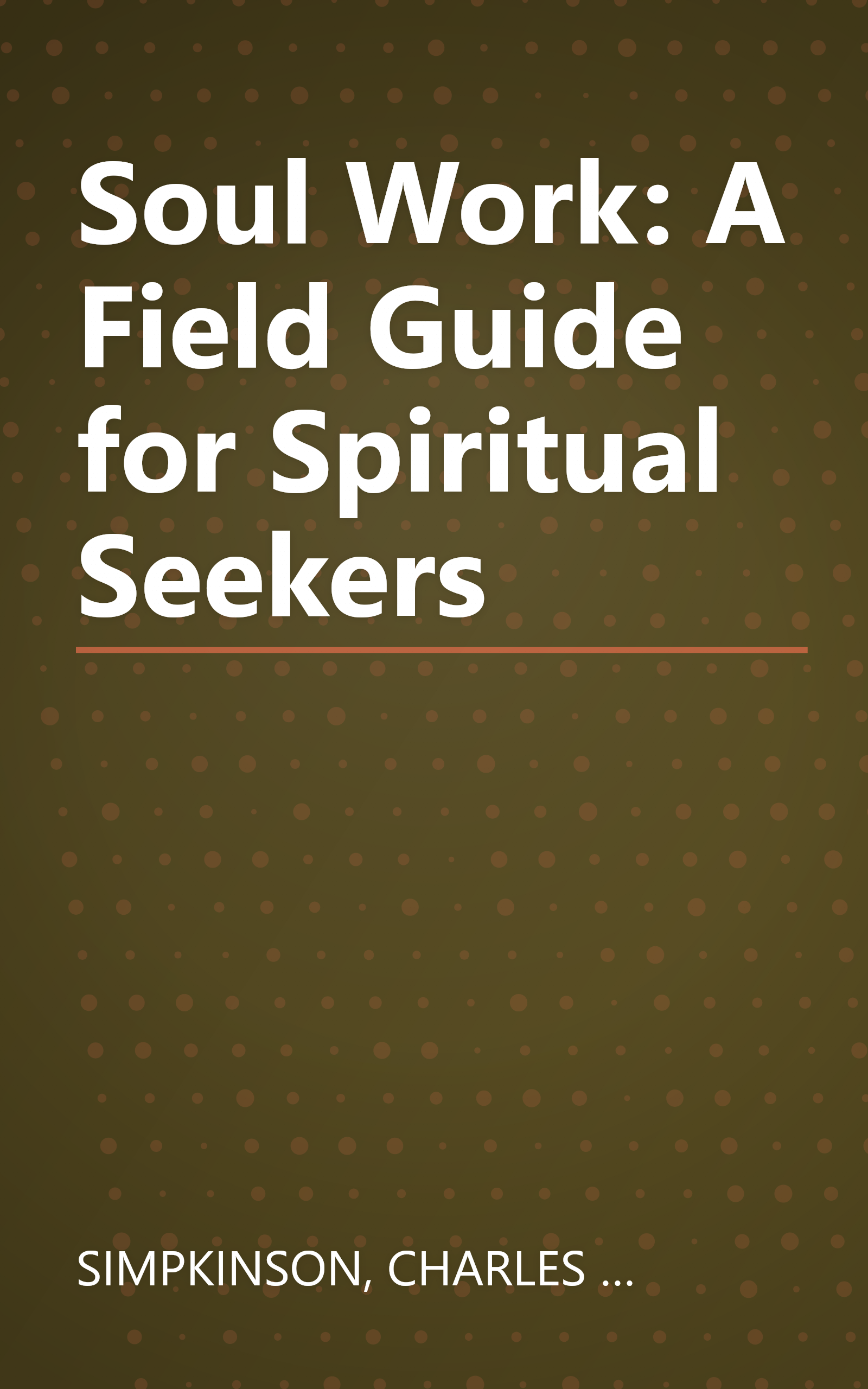 Soul Work: A Field Guide for Spiritual Seekers book cover