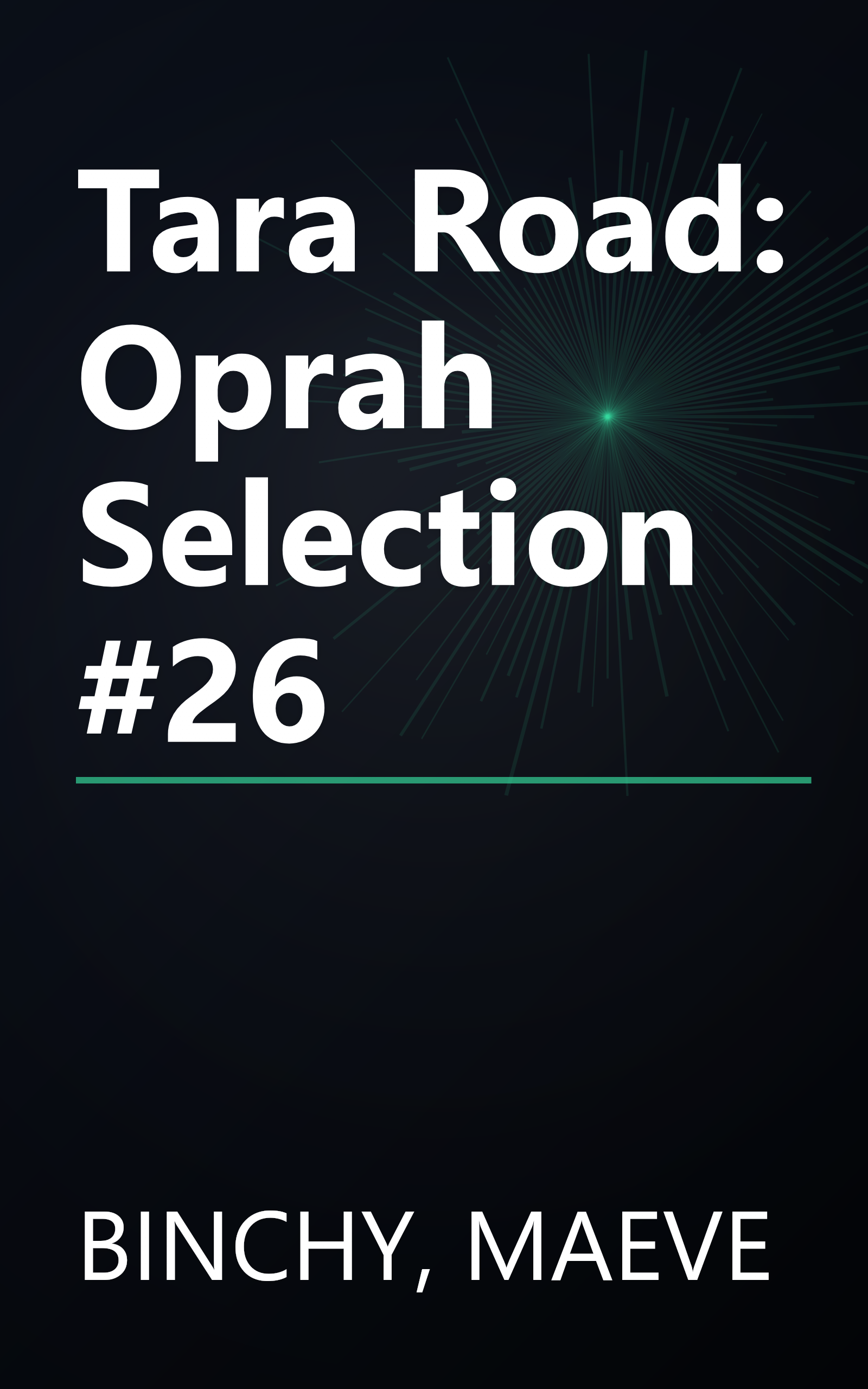 Tara Road: Oprah Selection #26 book cover