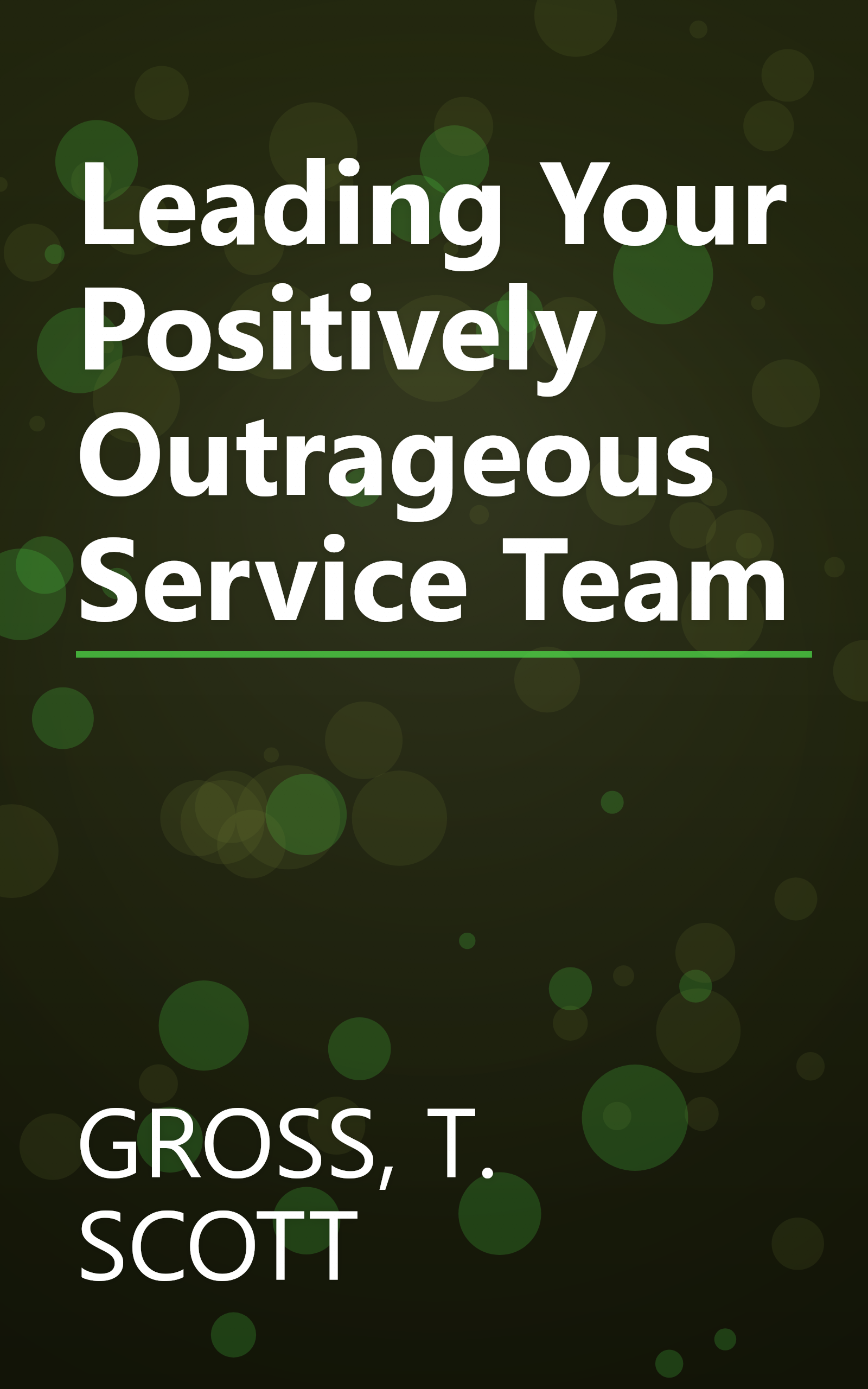 Leading Your Positively Outrageous Service Team book cover