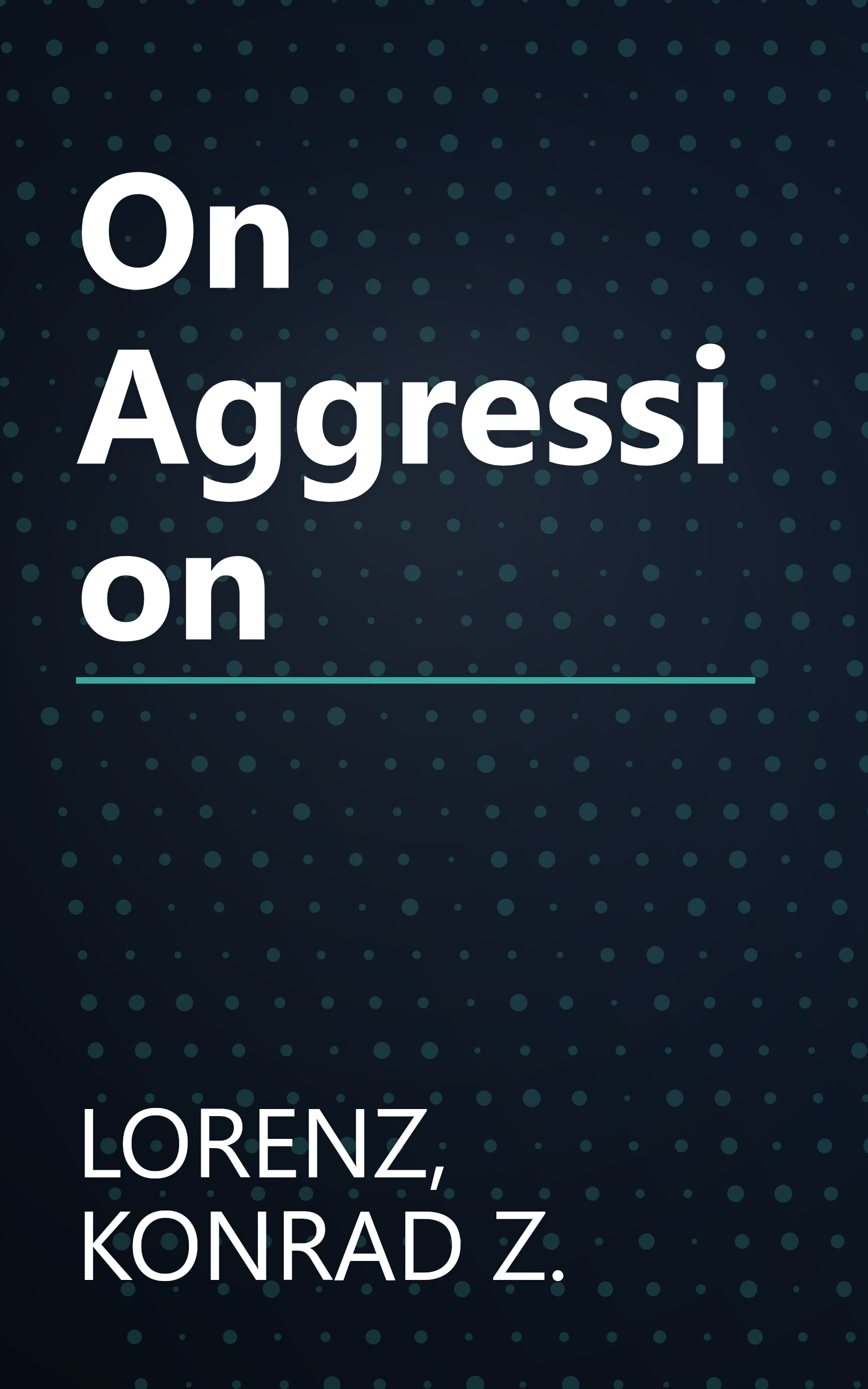 On Aggression book cover