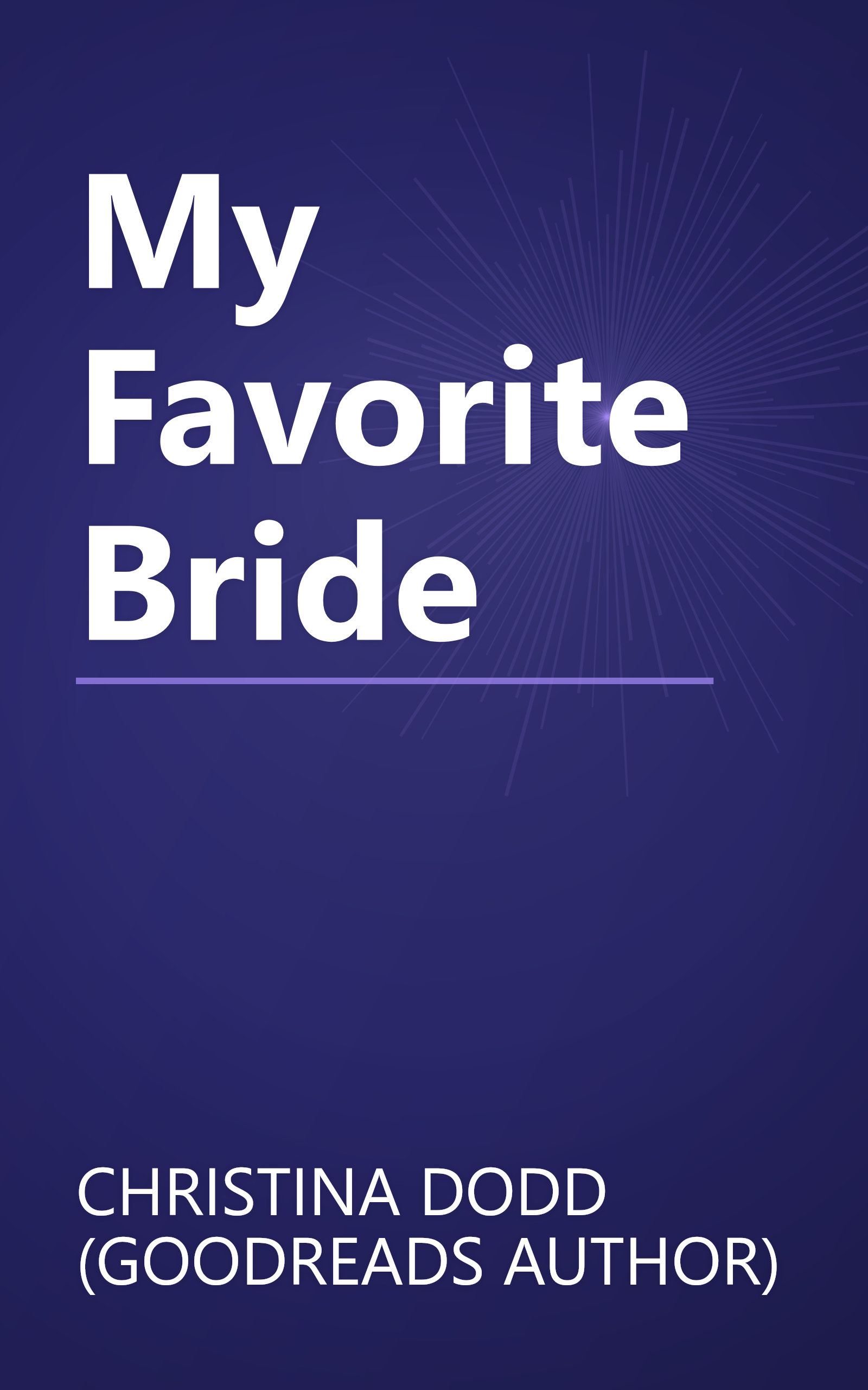My Favorite Bride book cover