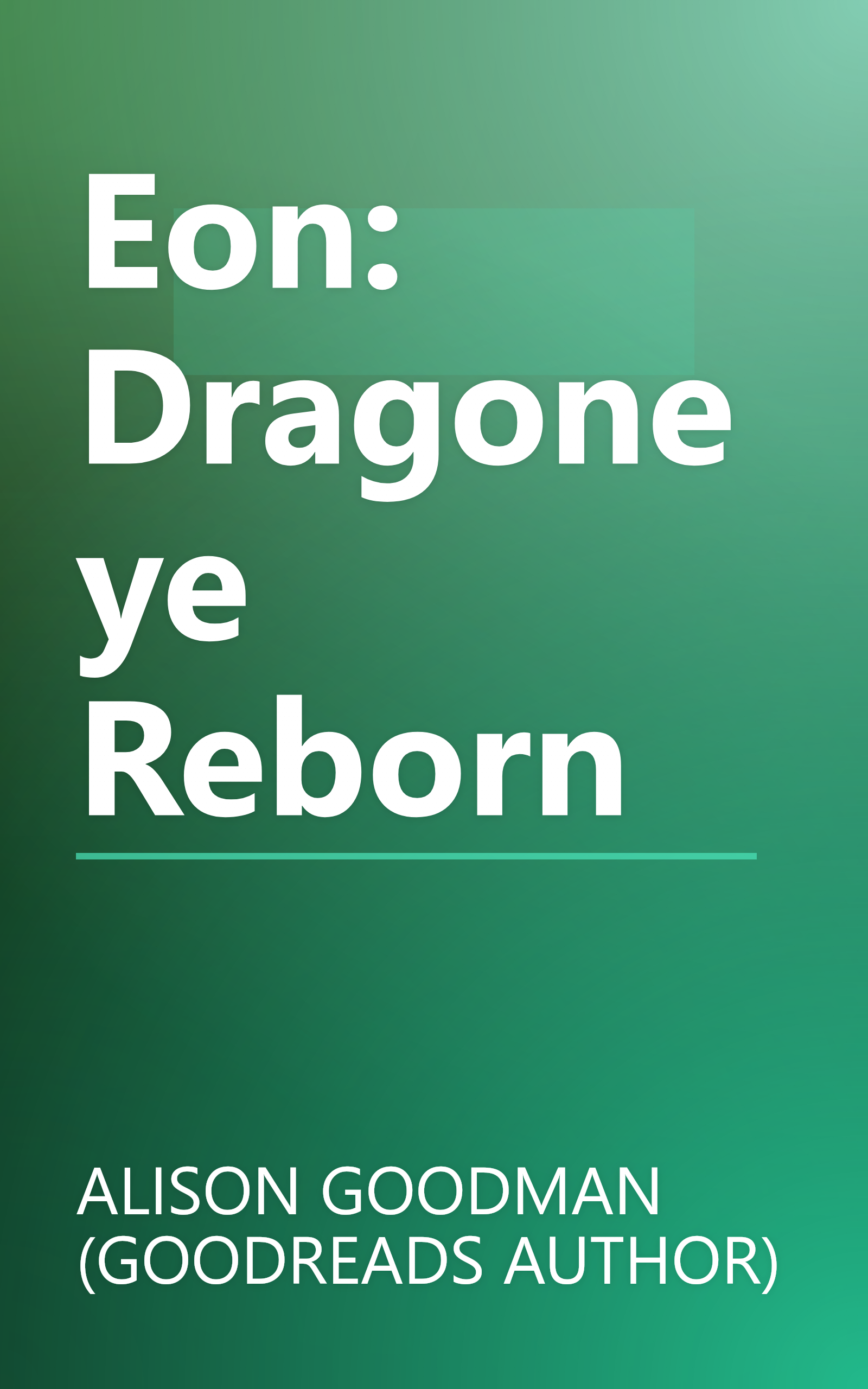 Eon: Dragoneye Reborn book cover